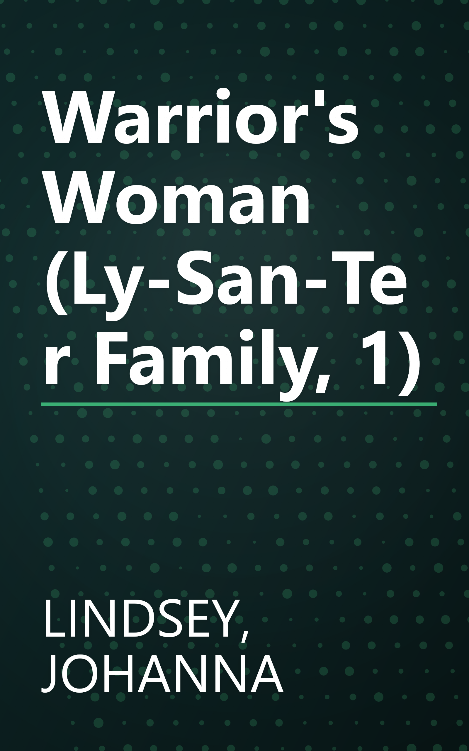 Warrior's Woman (Ly-San-Ter Family, 1) book cover