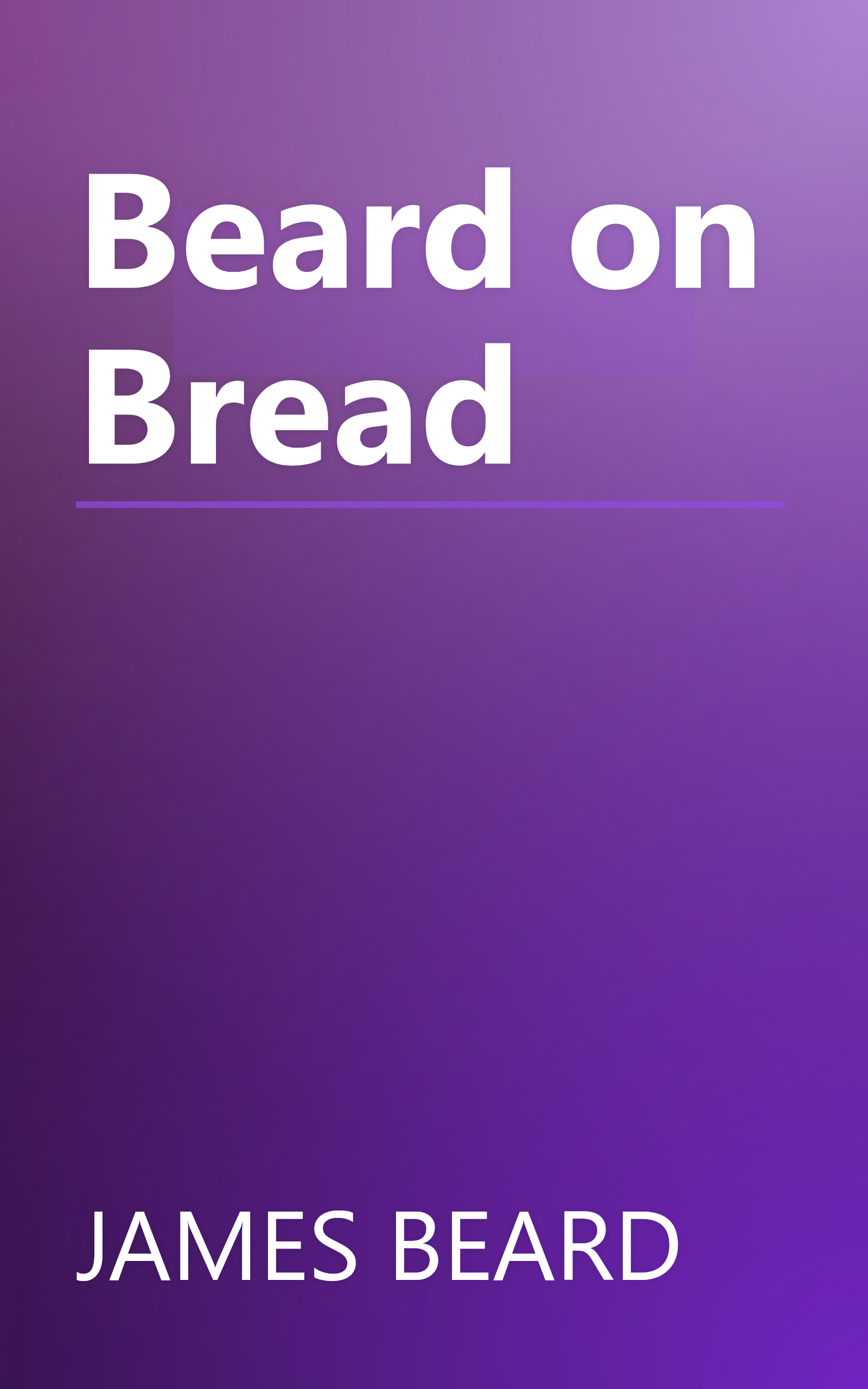 Beard on Bread book cover