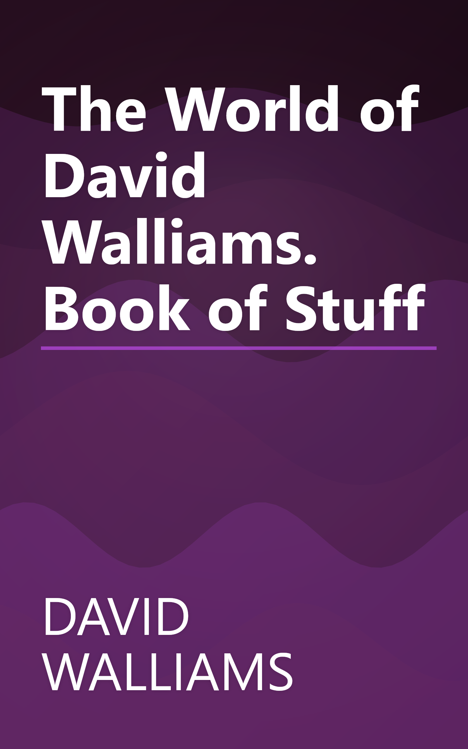 The World of David Walliams. Book of Stuff book cover
