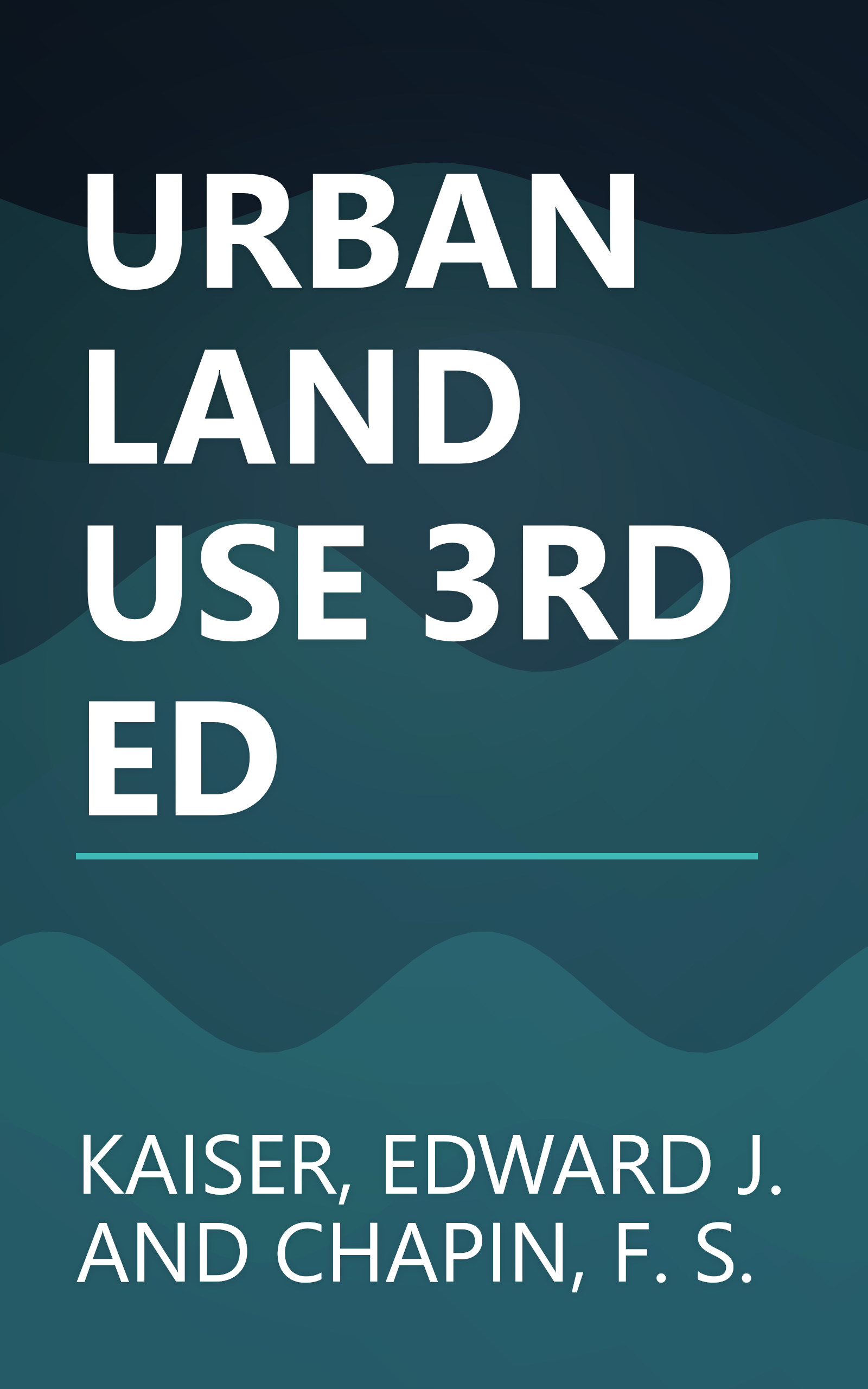 URBAN LAND USE 3RD ED book cover