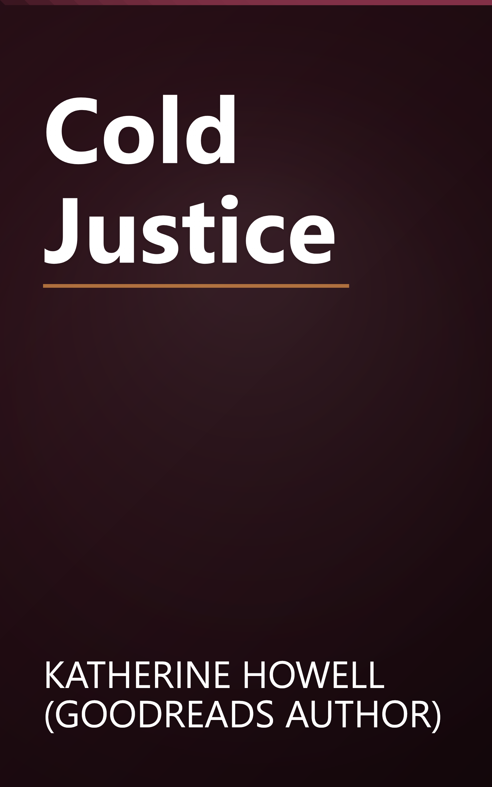 Cold Justice book cover