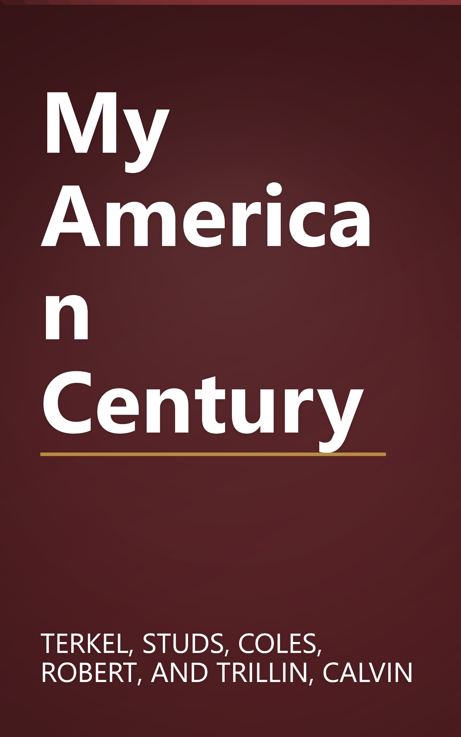 My American Century book cover