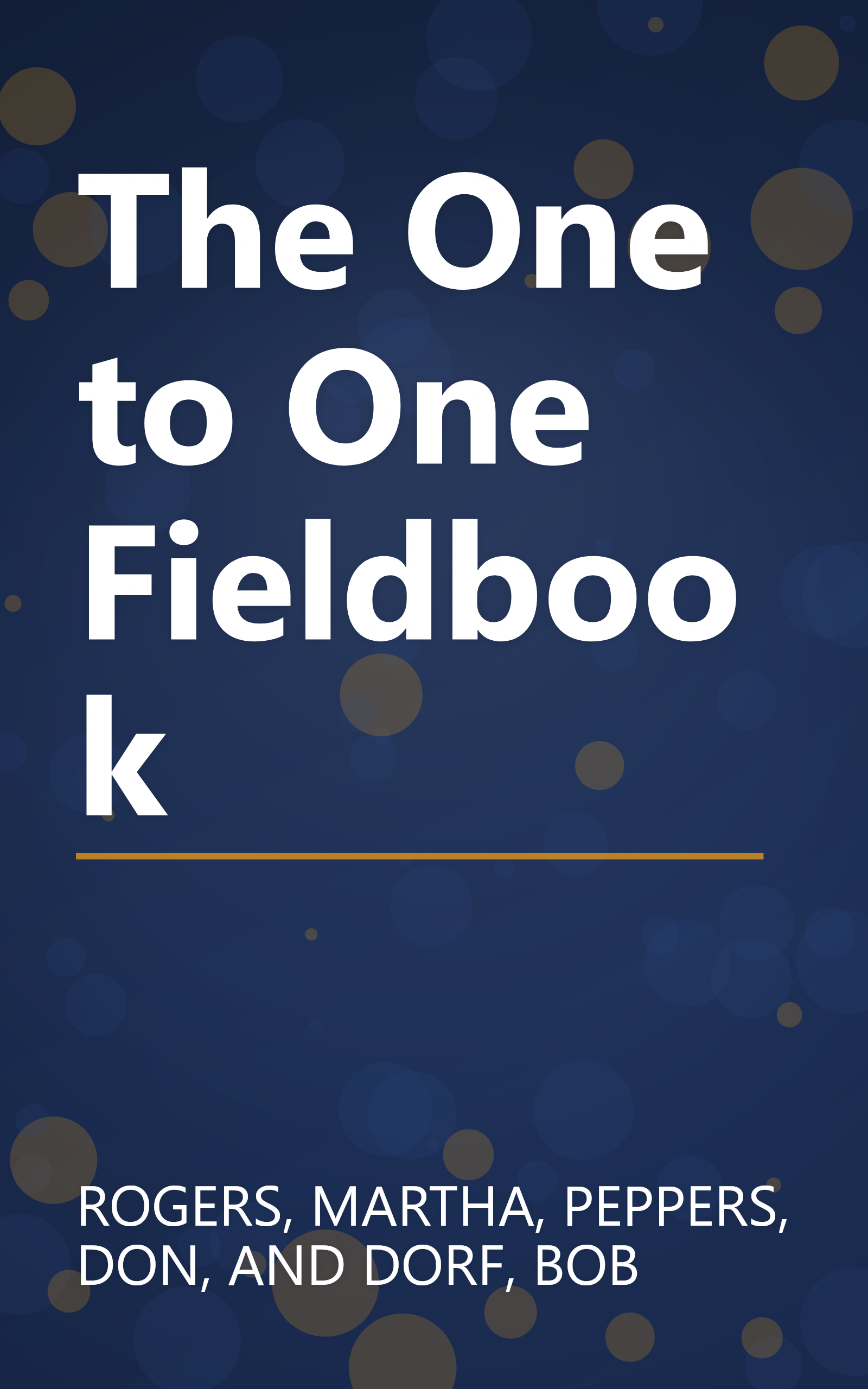 The One to One Fieldbook book cover