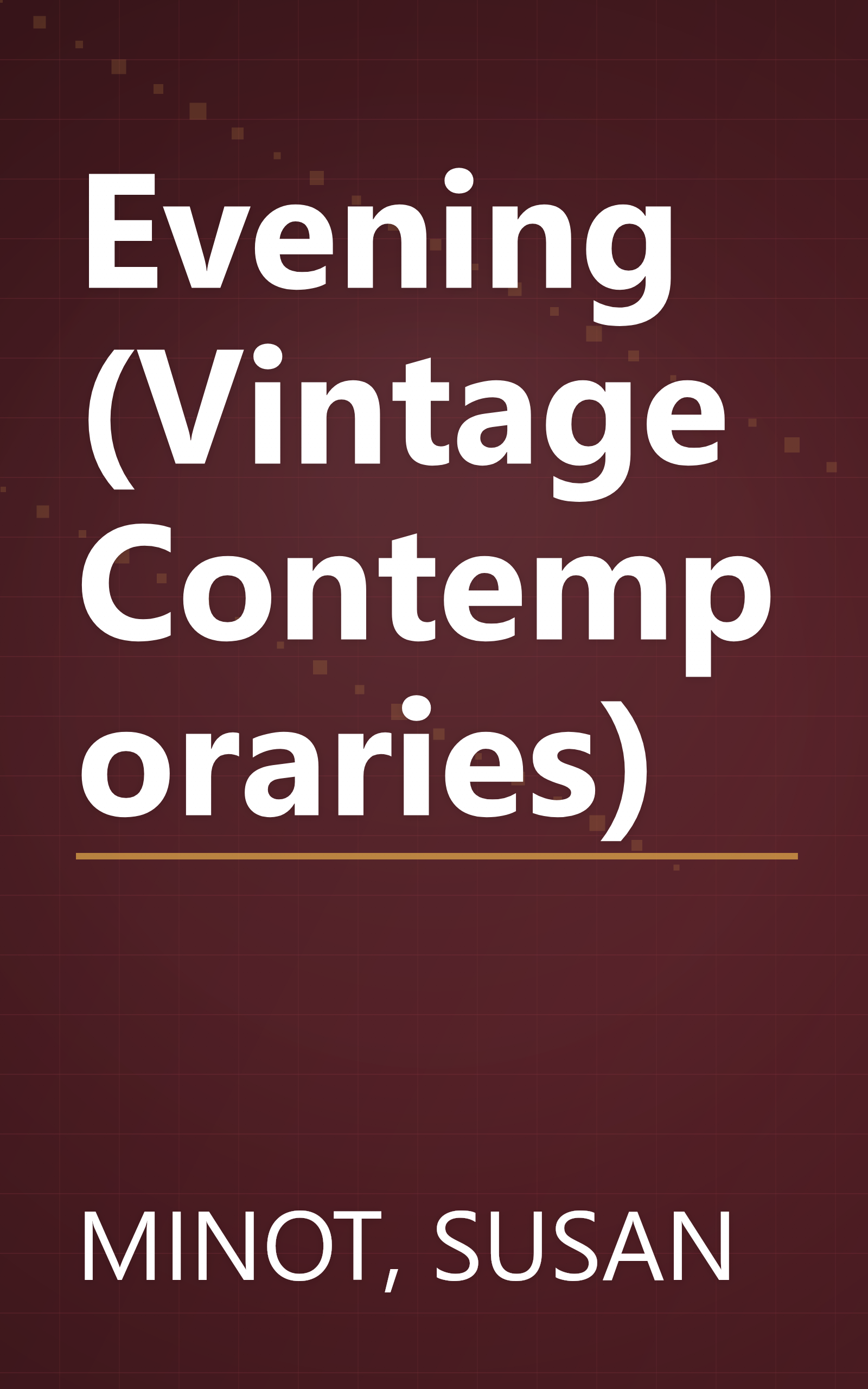 Evening  (Vintage Contemporaries) book cover