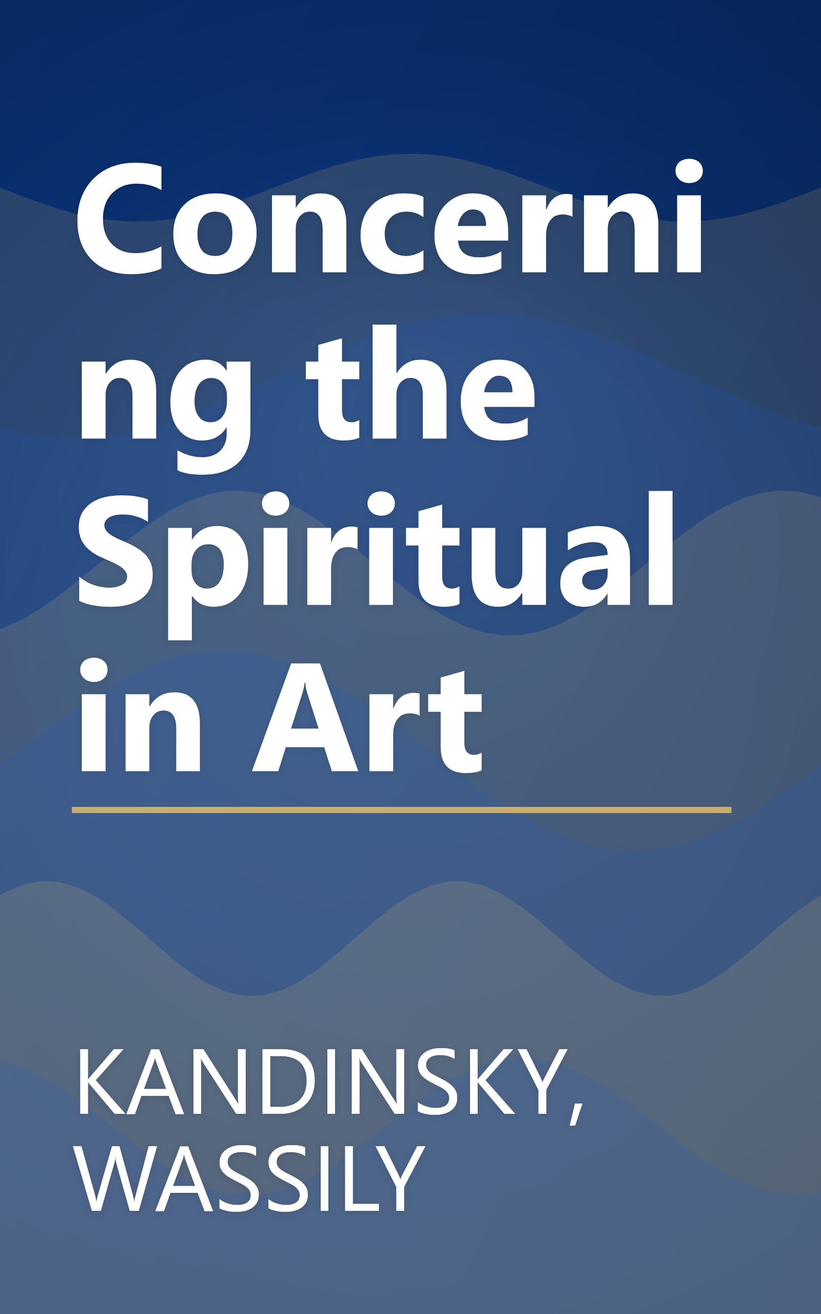 Concerning the Spiritual in Art book cover