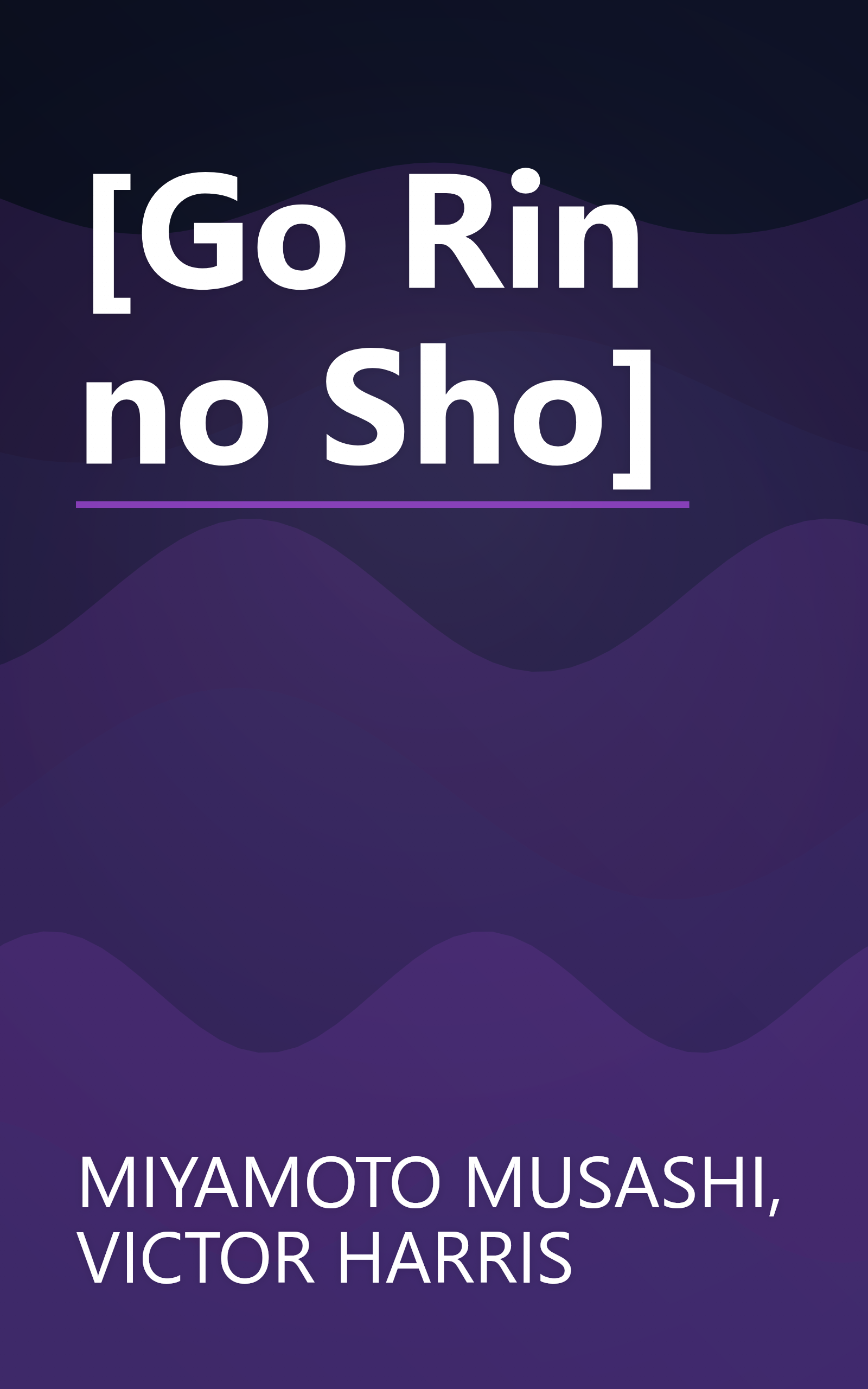 [Go Rin no Sho] book cover