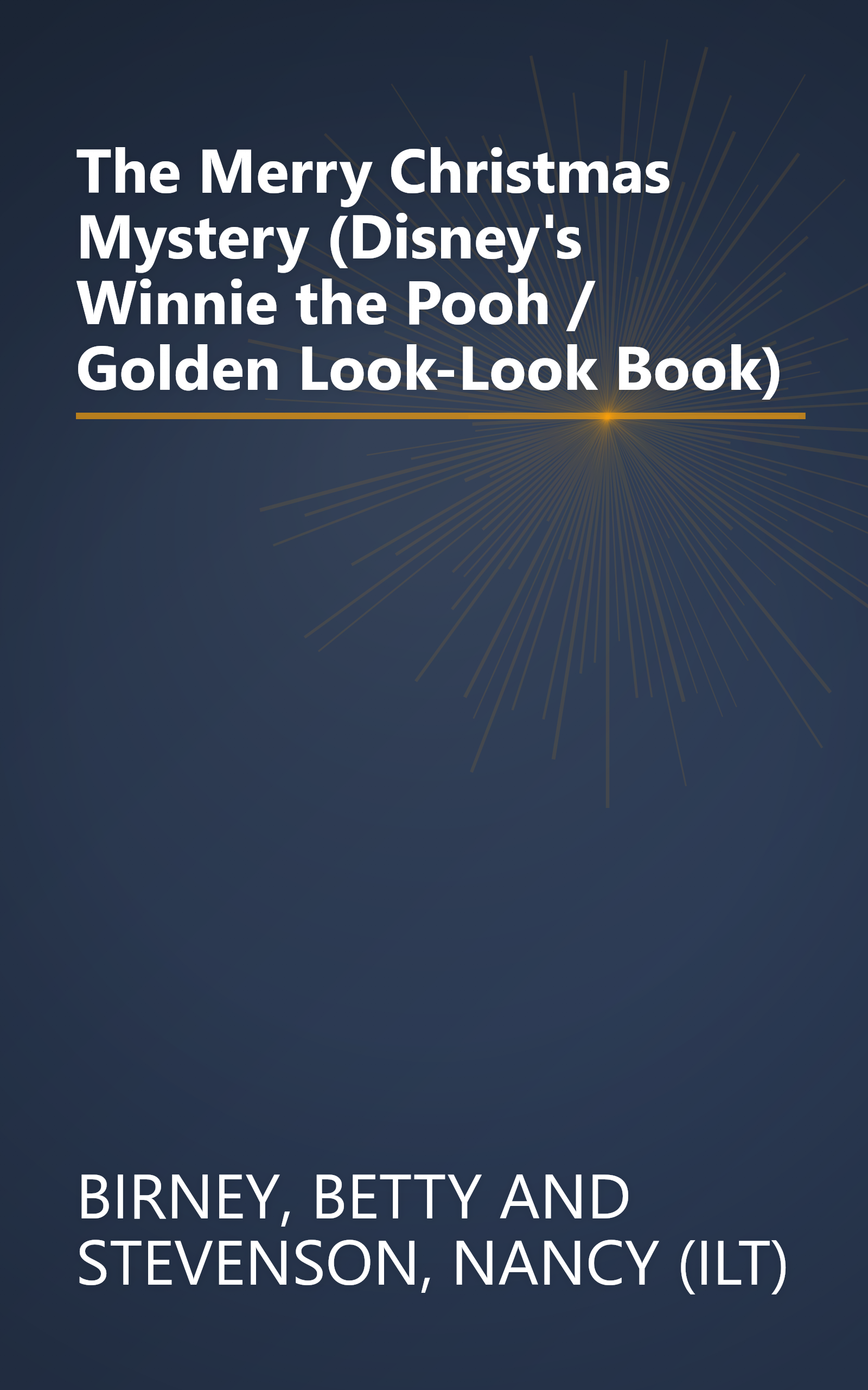 The Merry Christmas Mystery (Disney's Winnie the Pooh / Golden Look-Look Book) book cover