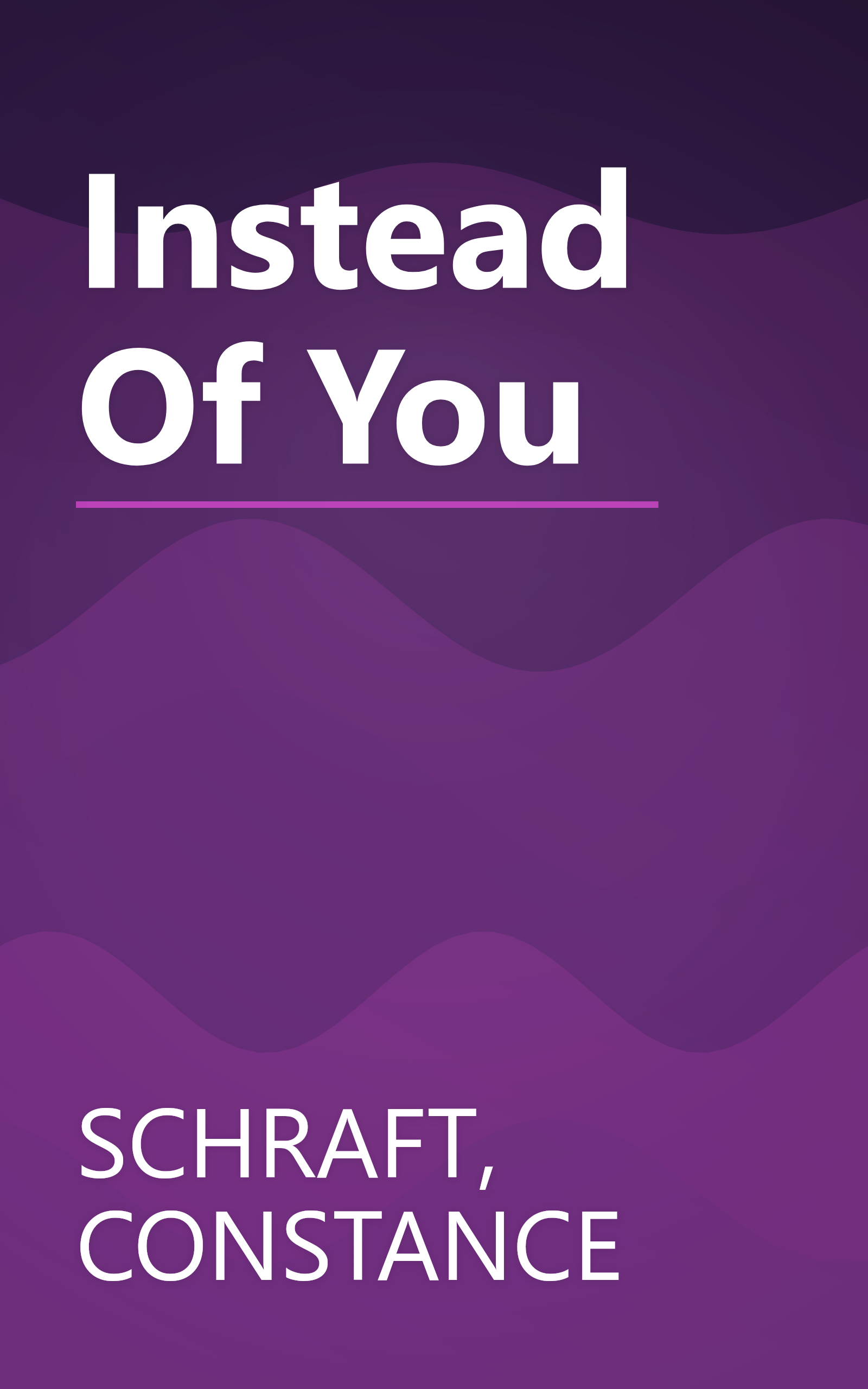 Instead Of You book cover