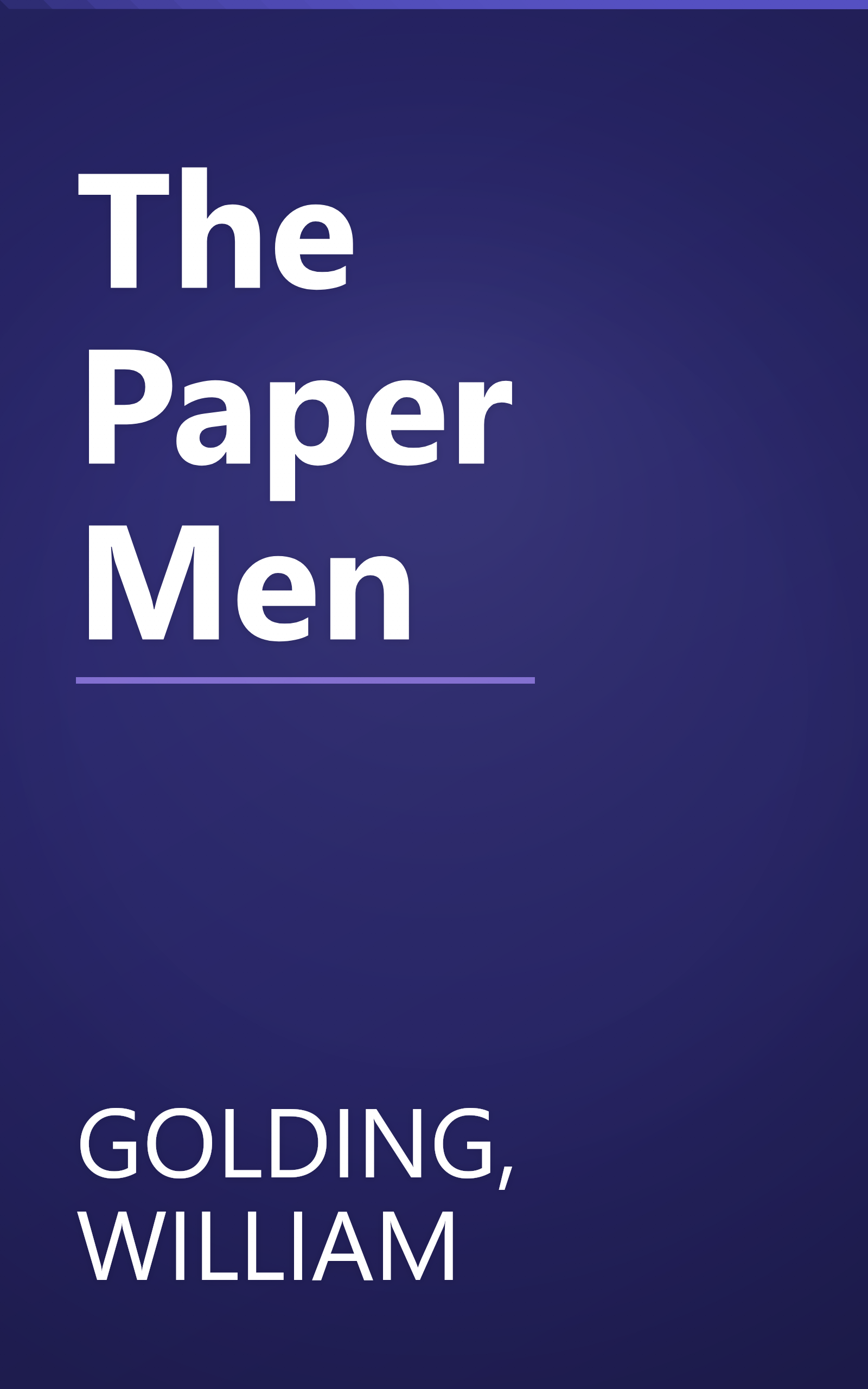 The Paper Men book cover