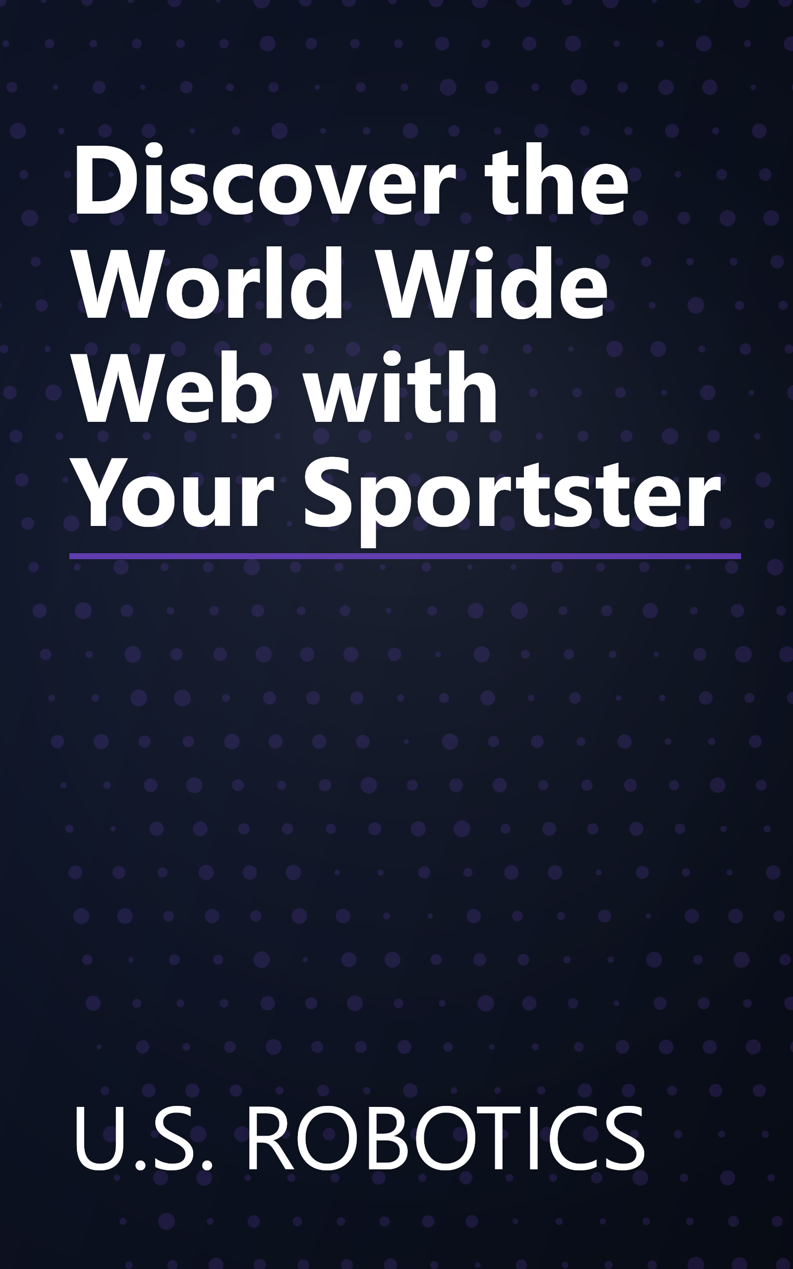 Discover the World Wide Web with Your Sportster book cover