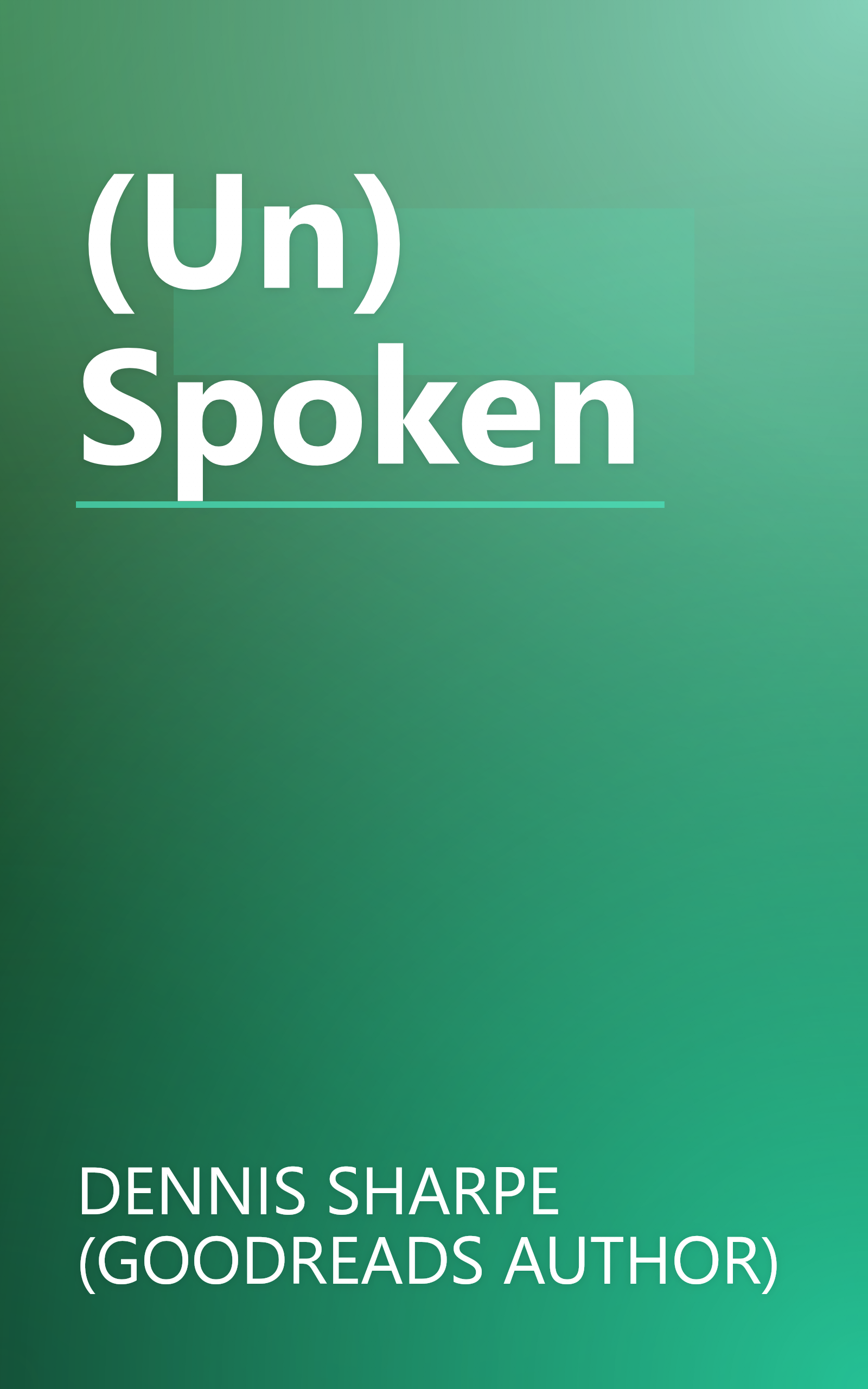 (Un) Spoken book cover