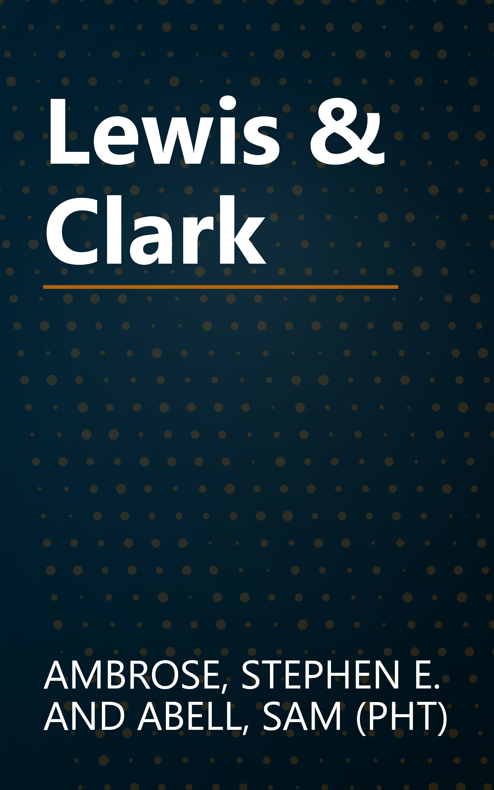 Lewis & Clark book cover