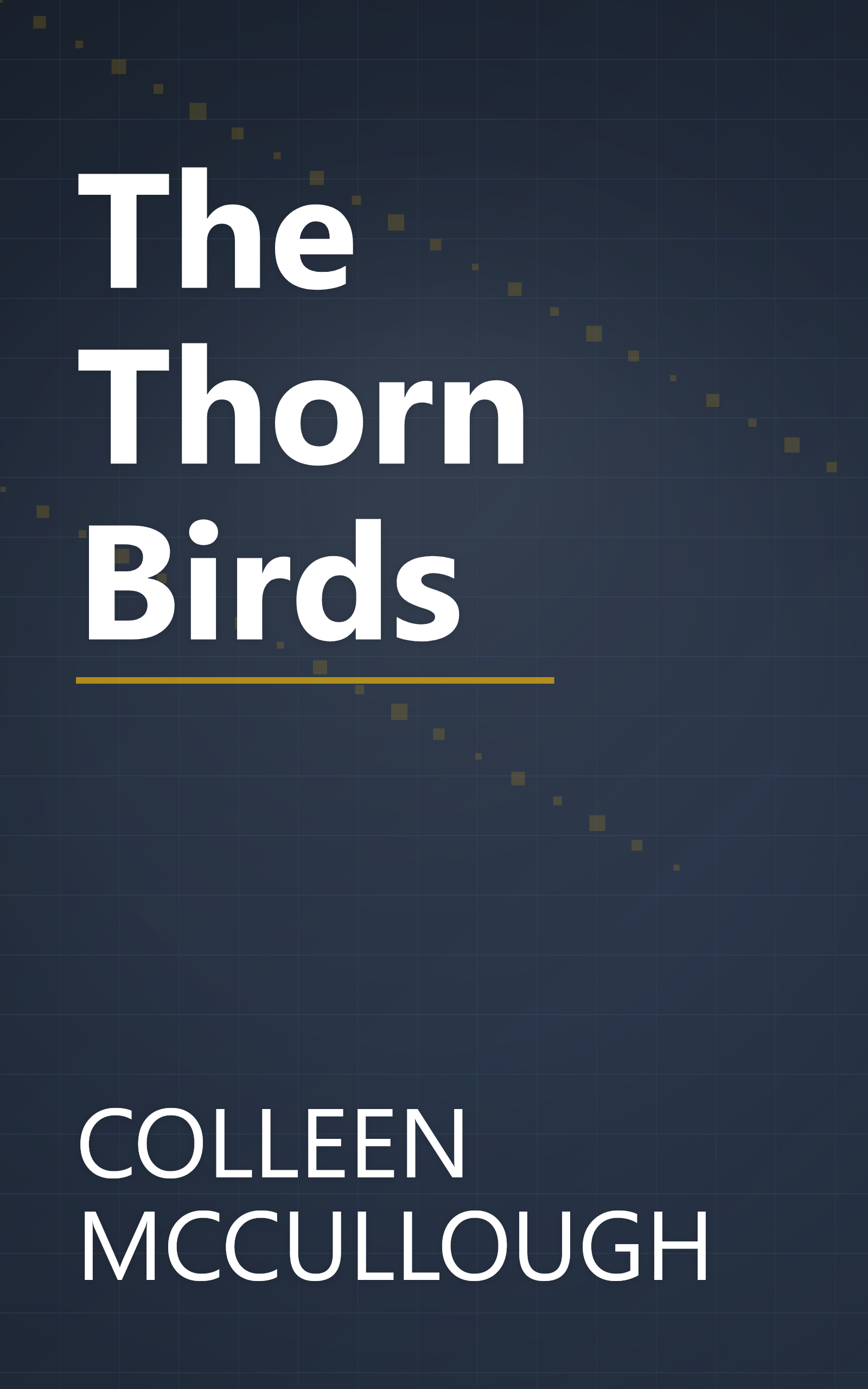 The Thorn Birds book cover