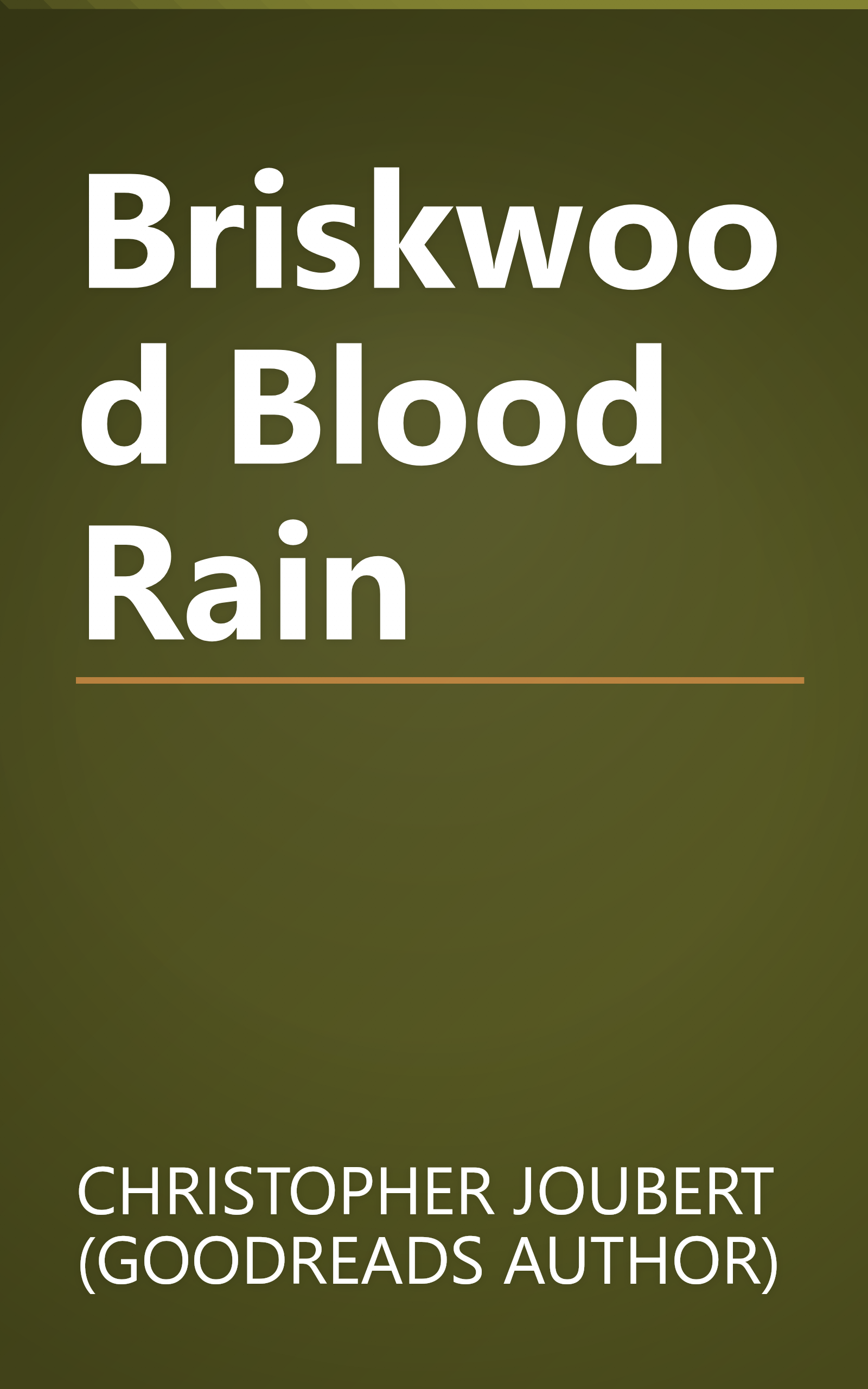 Briskwood Blood Rain book cover