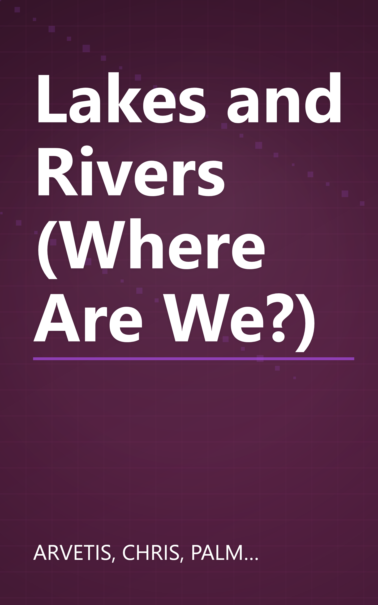 Lakes and Rivers (Where Are We?) book cover