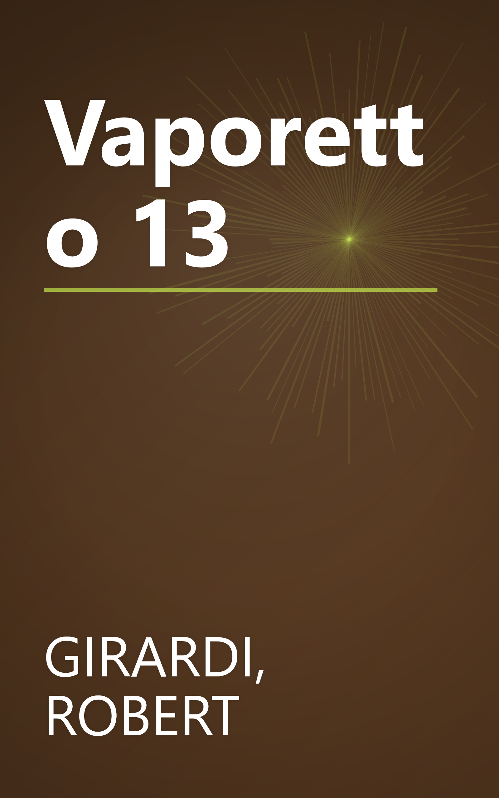 Vaporetto 13 book cover