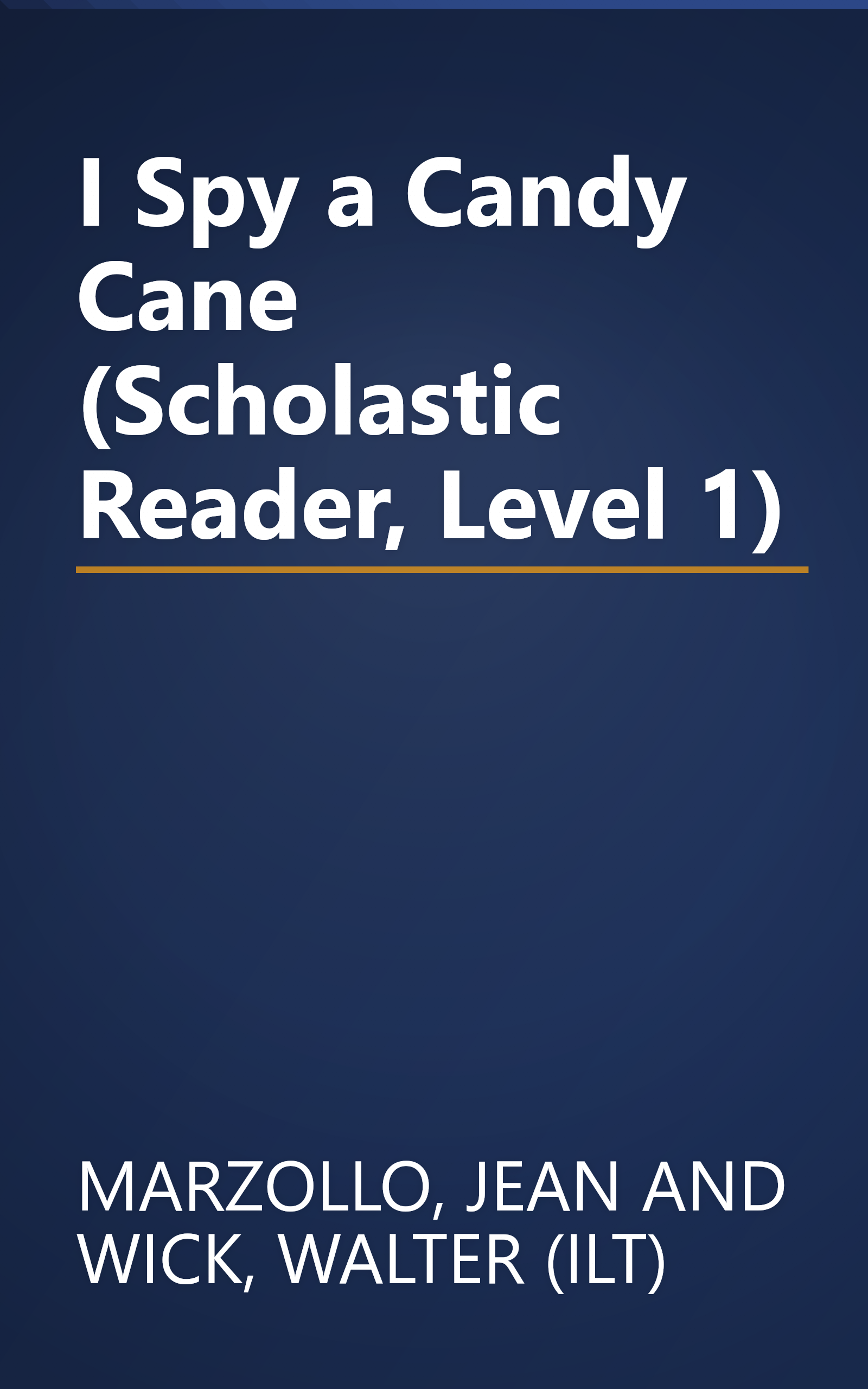 I Spy a Candy Cane (Scholastic Reader, Level 1) book cover