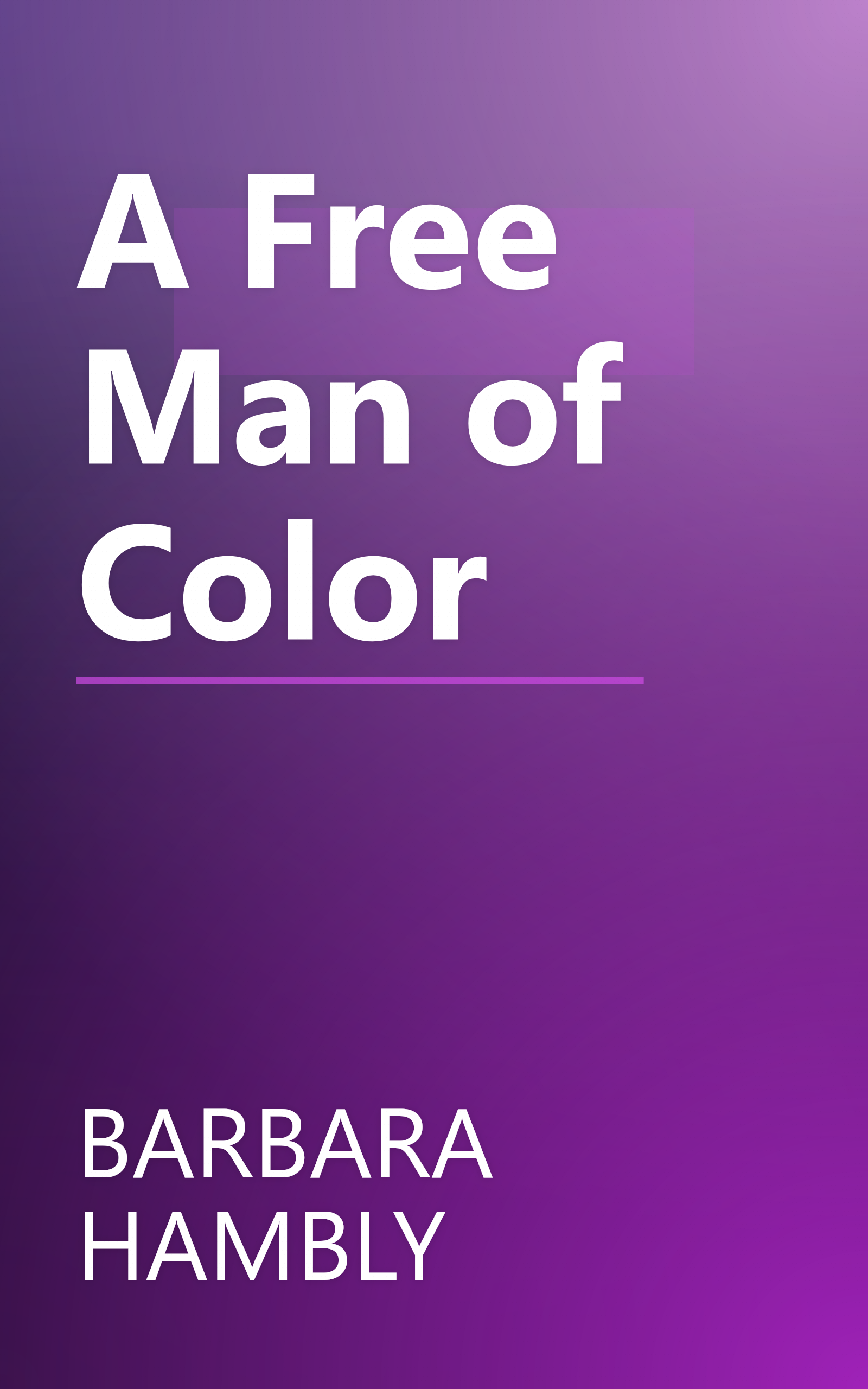 A Free Man of Color book cover