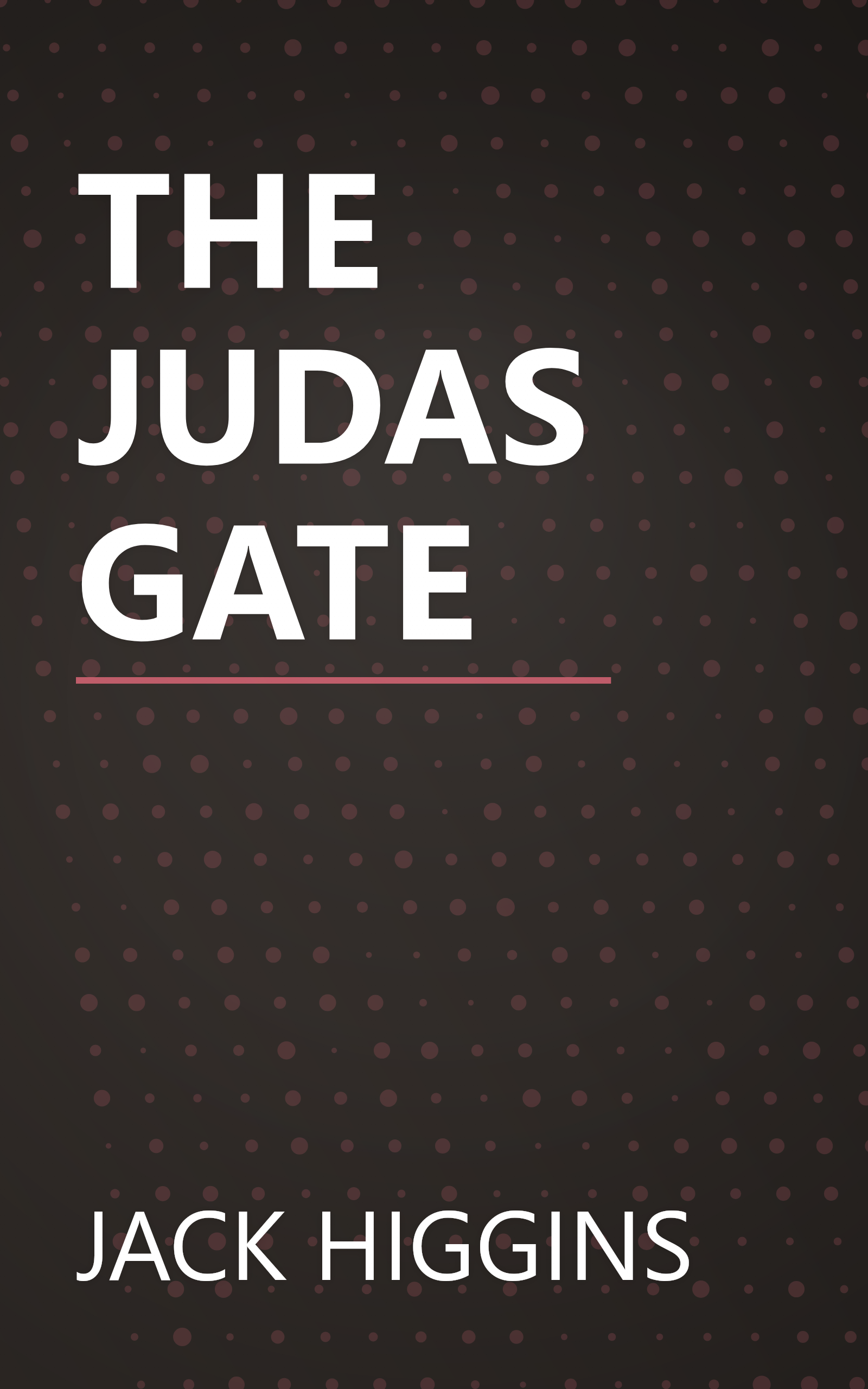 THE JUDAS GATE book cover