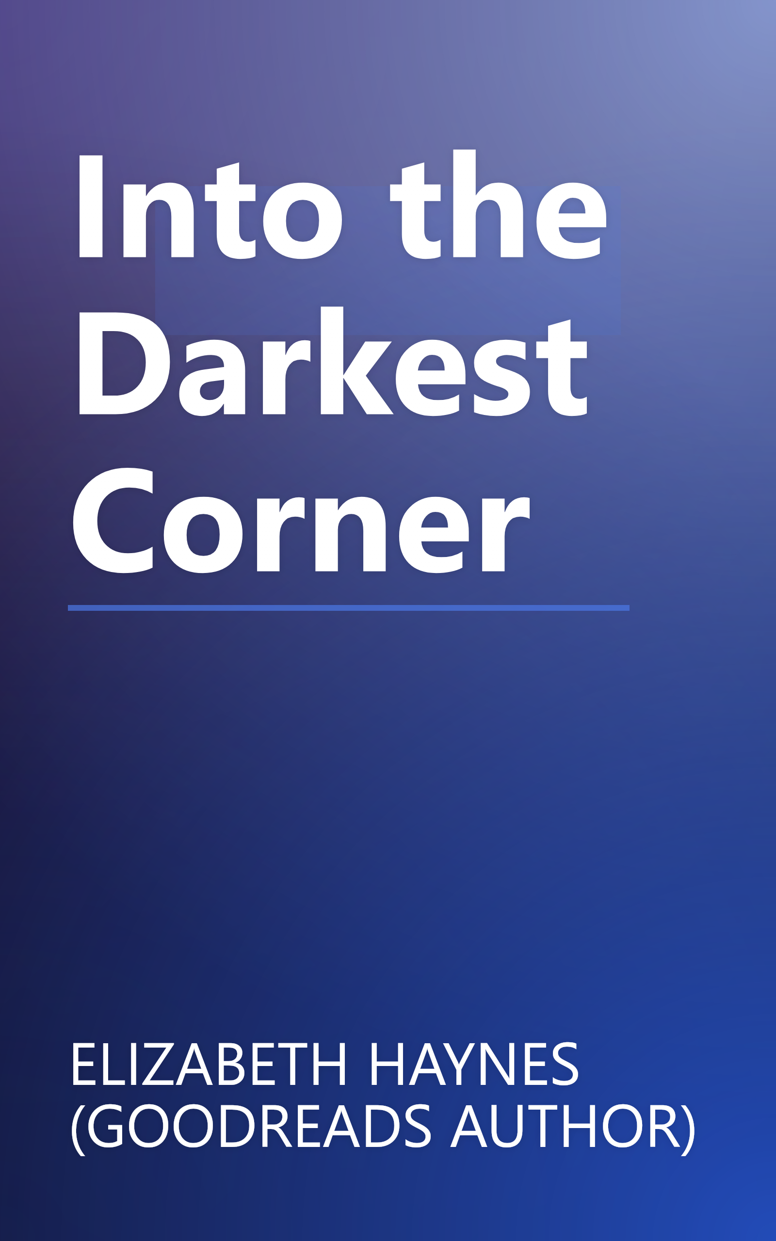 Into the Darkest Corner book cover