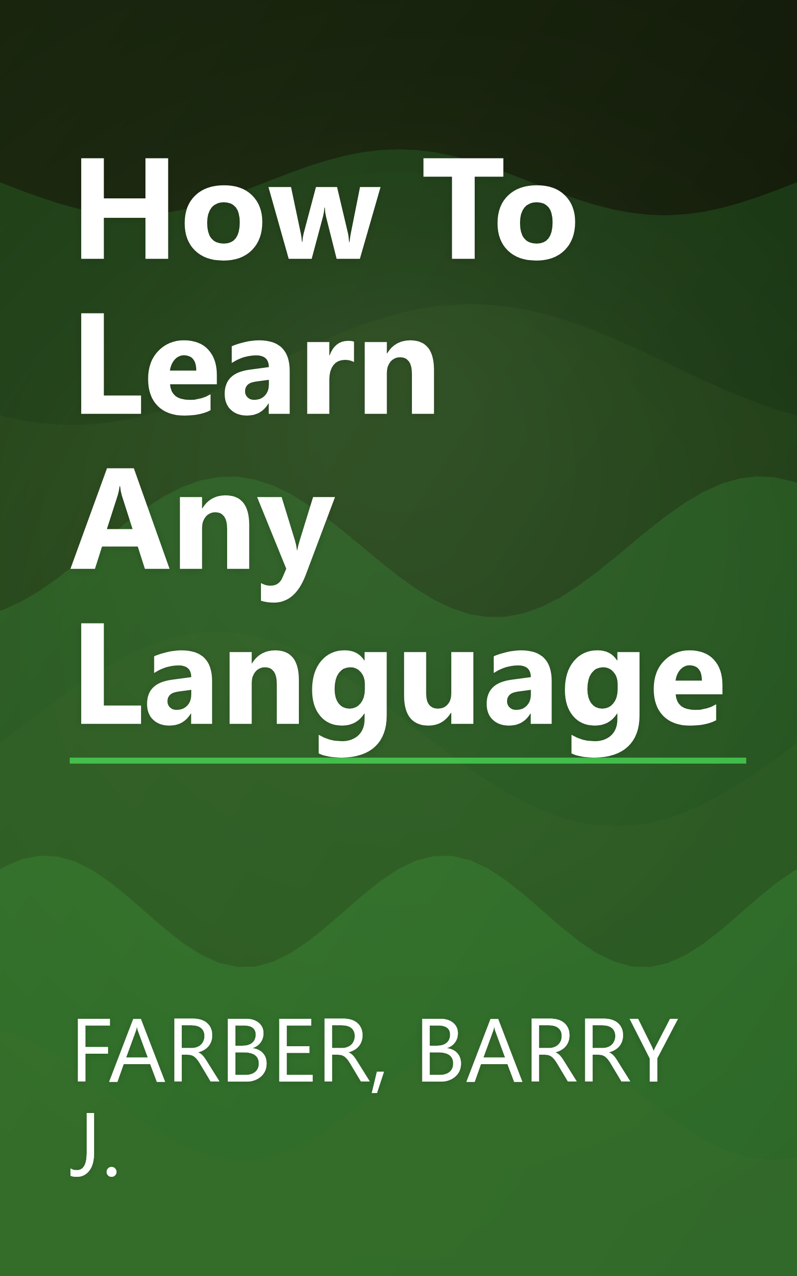 How To Learn Any Language book cover