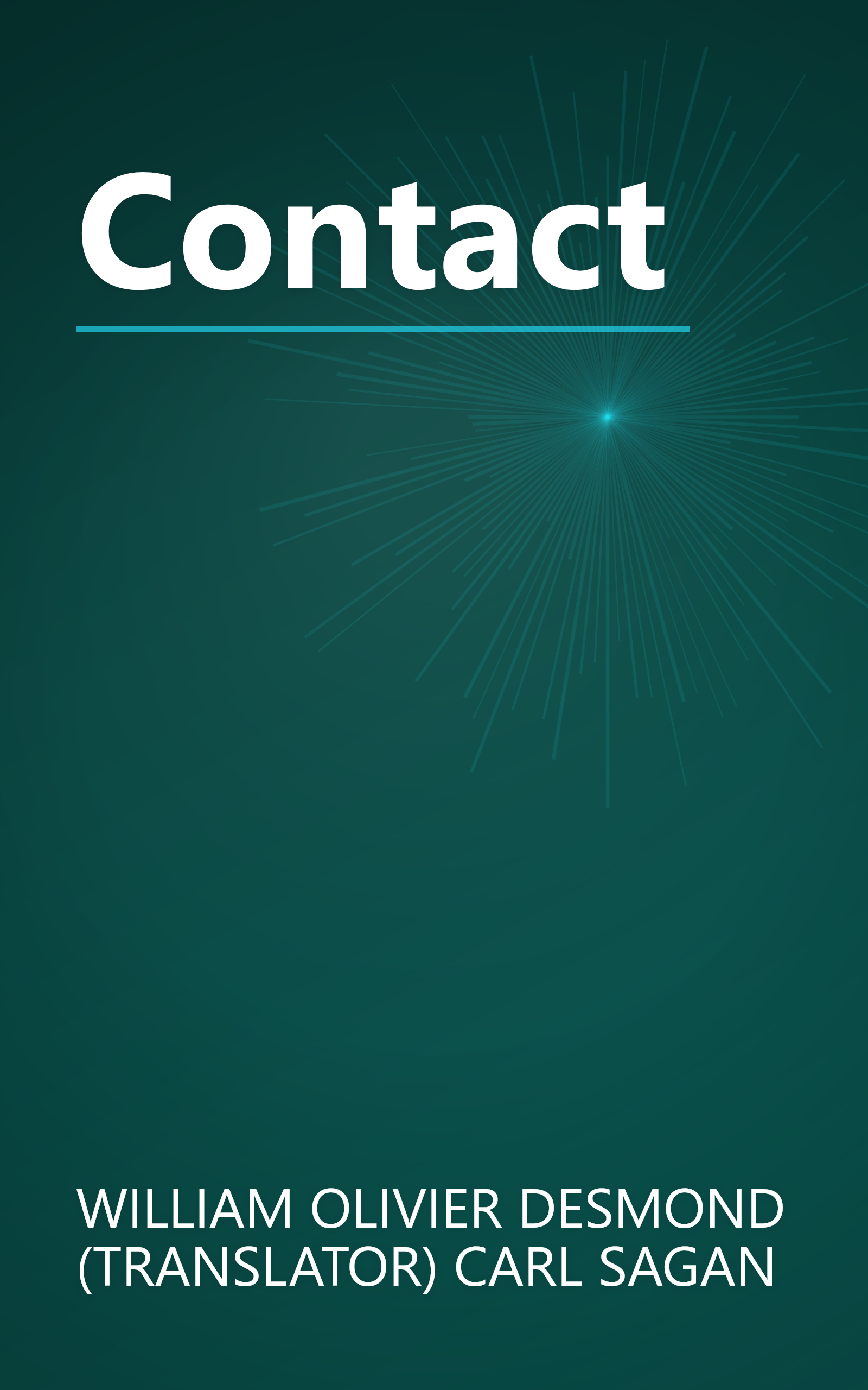 Contact book cover