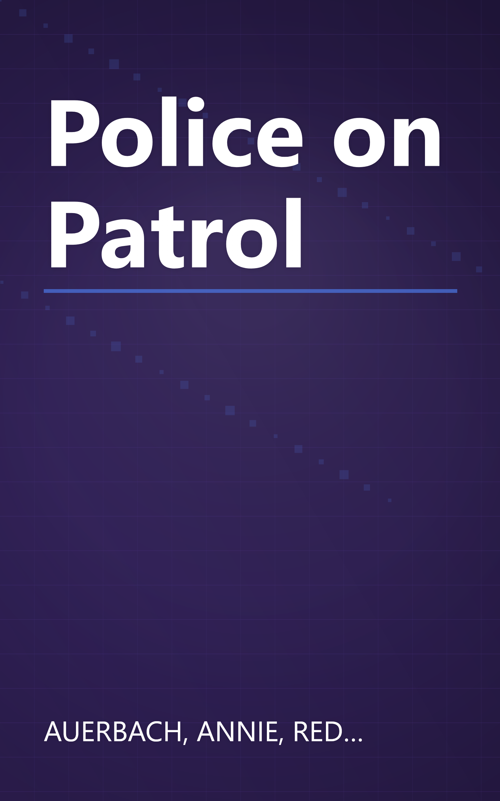 Police on Patrol book cover