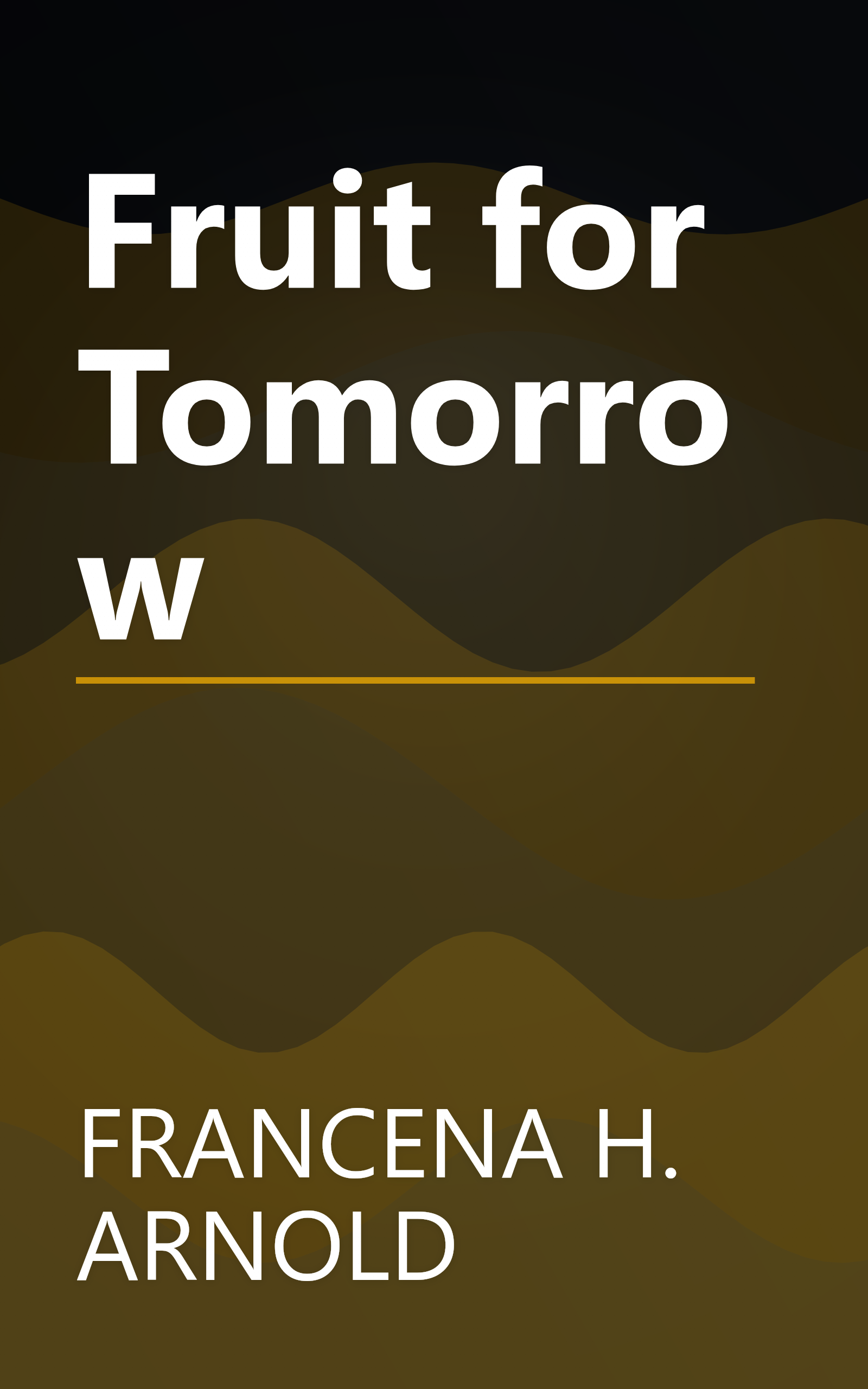 Fruit for Tomorrow book cover