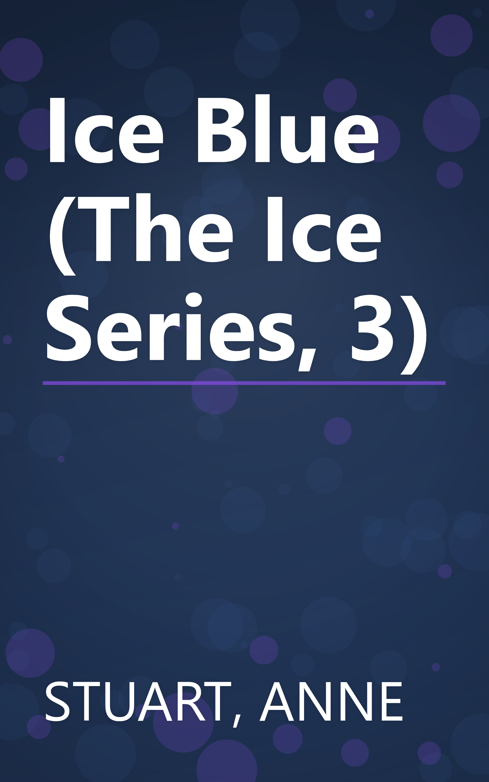 Ice Blue (The Ice Series, 3) book cover