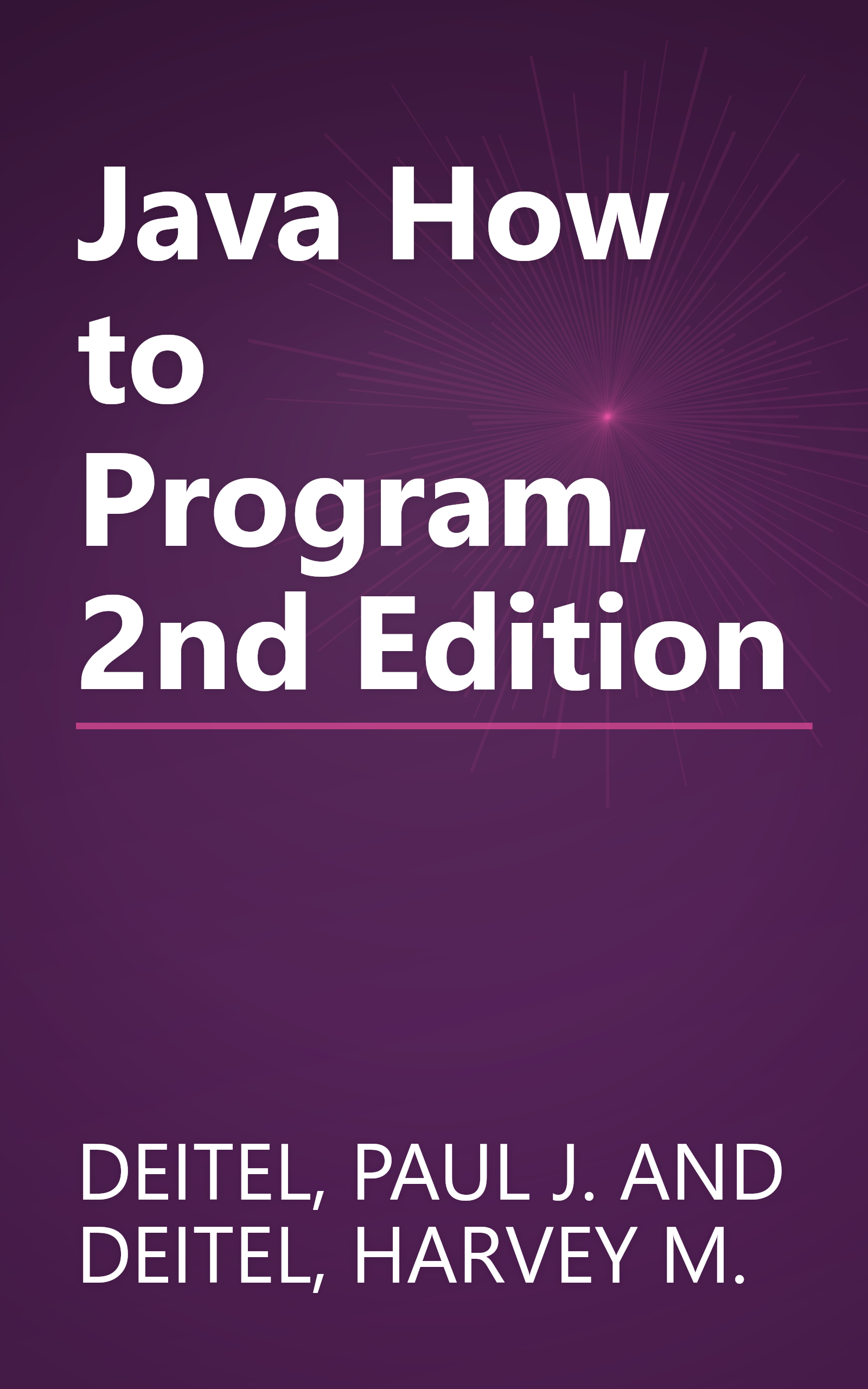 Java How to Program, 2nd Edition book cover