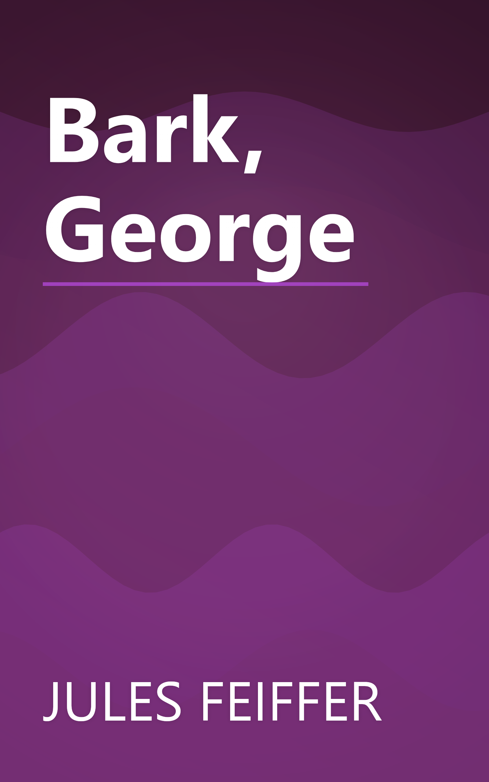Bark, George book cover