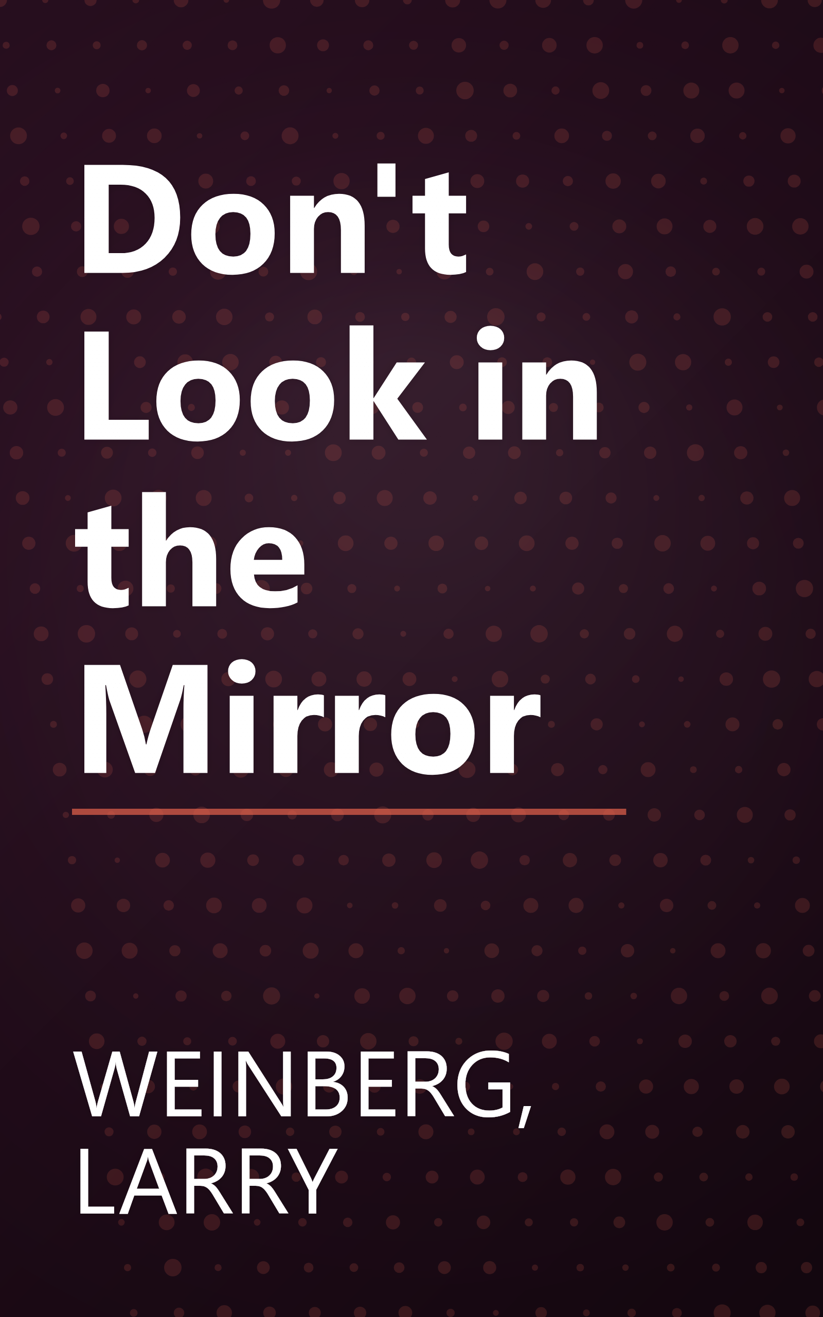 Don't Look in the Mirror book cover