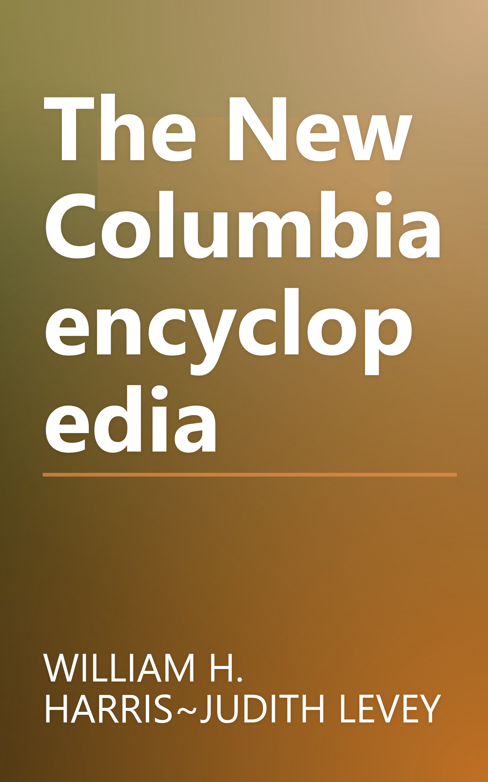 The New Columbia encyclopedia book cover