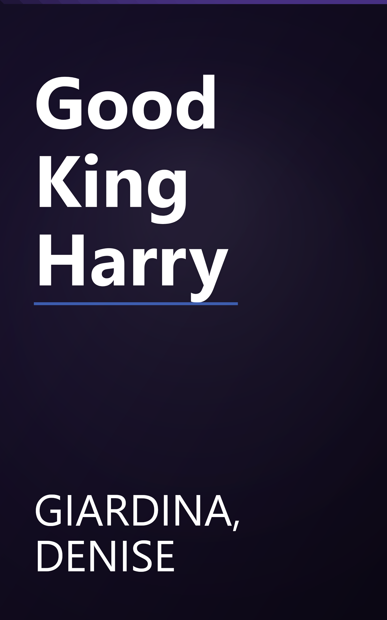 Good King Harry book cover