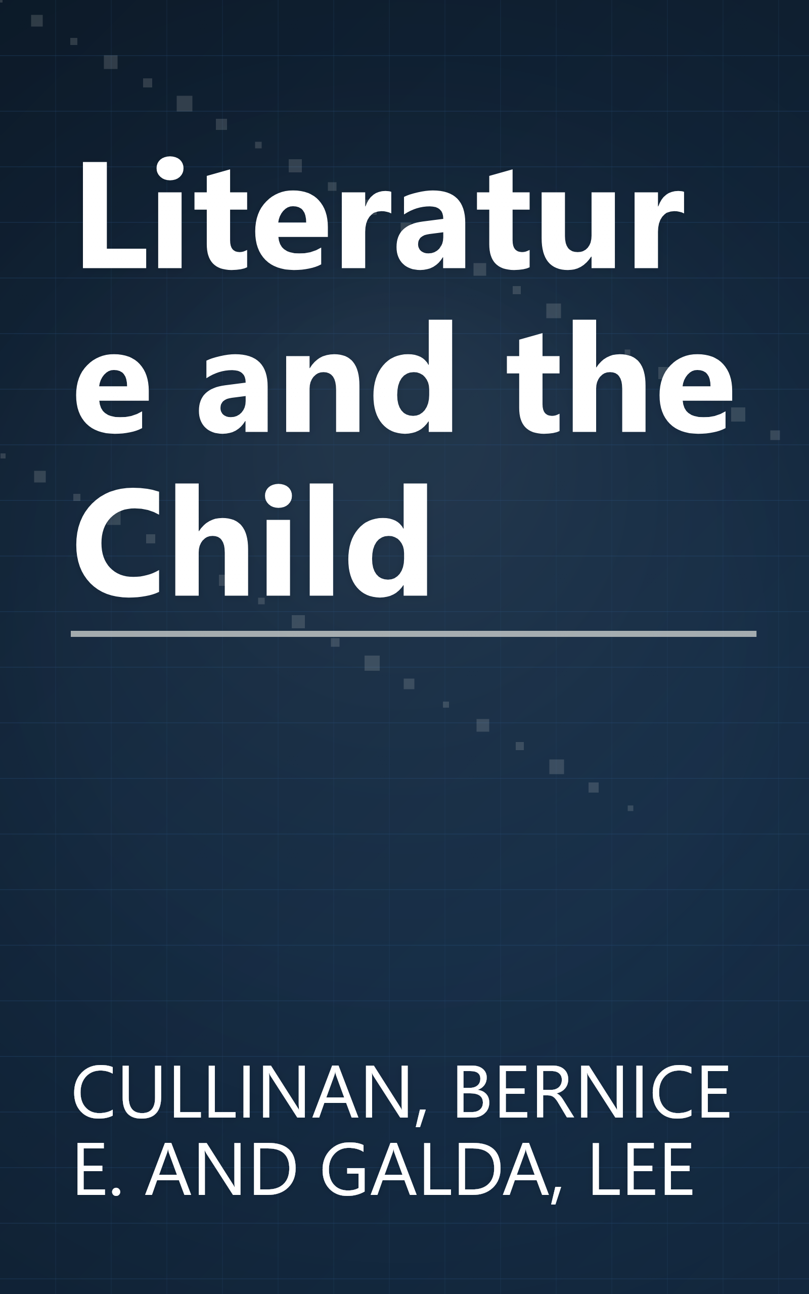 Literature and the Child book cover