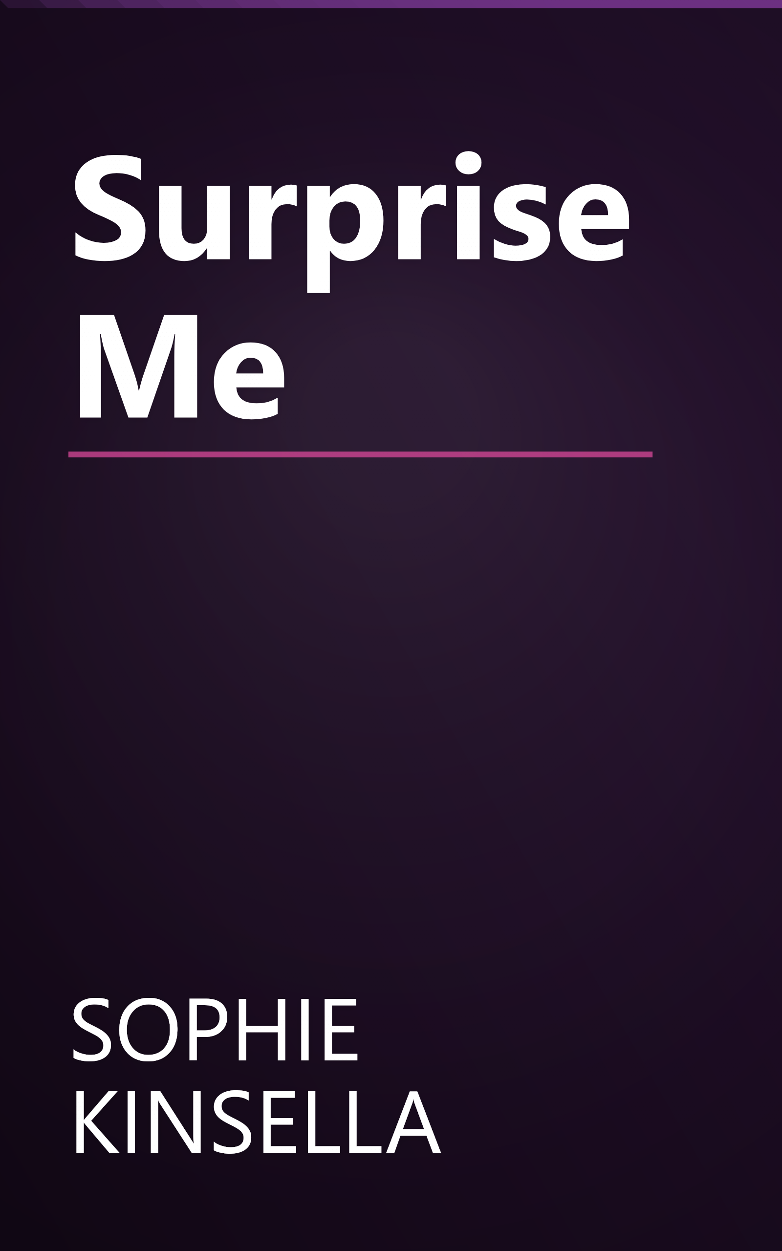 Surprise Me book cover