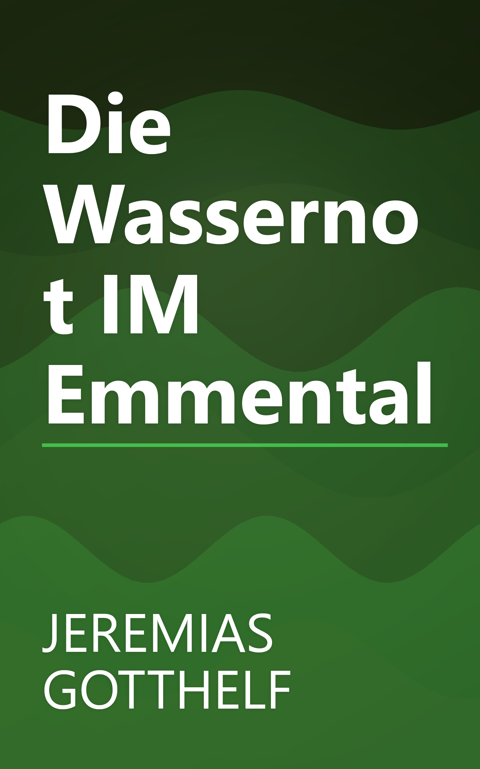 Die Wassernot IM Emmental book cover