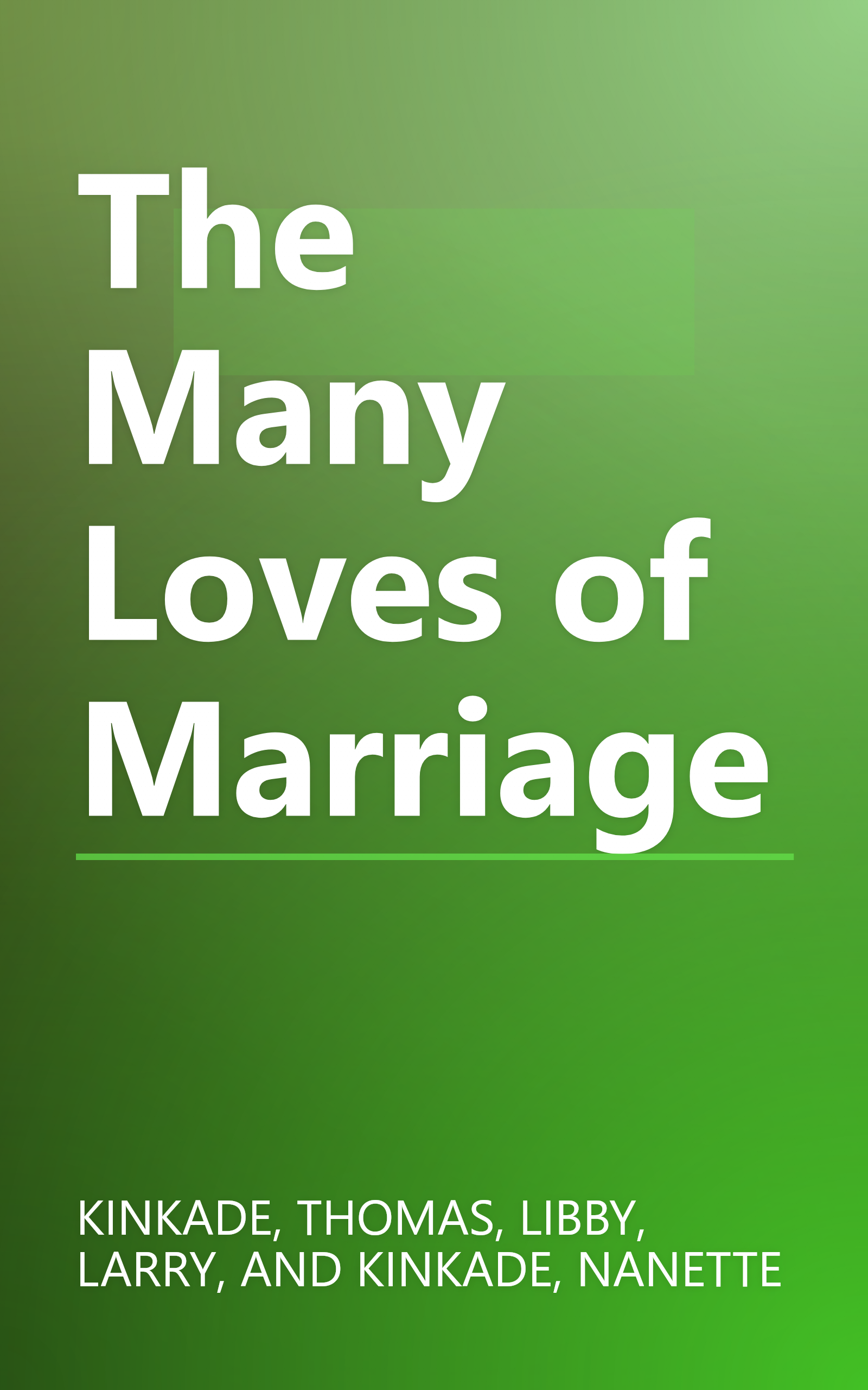 The Many Loves of Marriage book cover