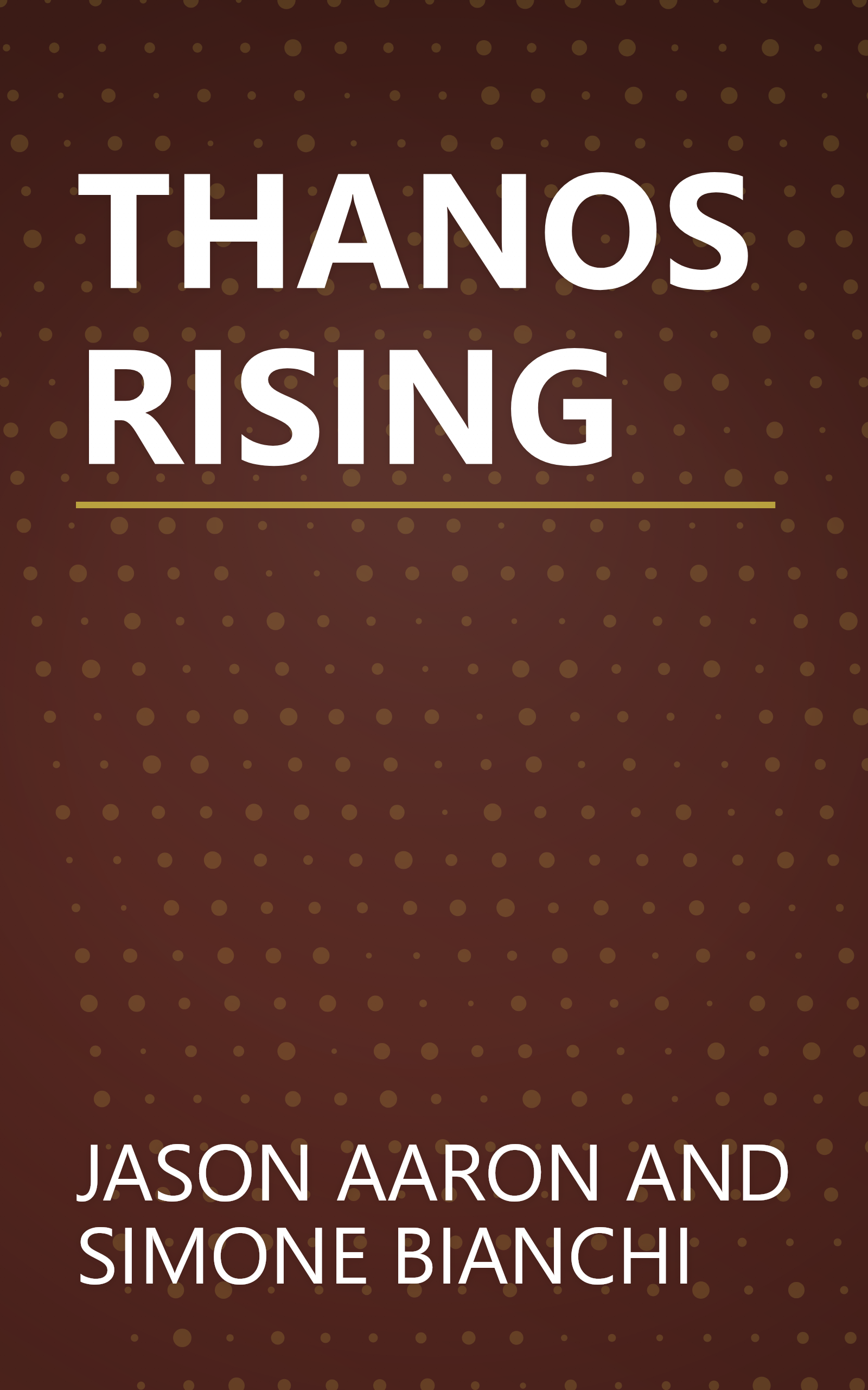 THANOS RISING book cover