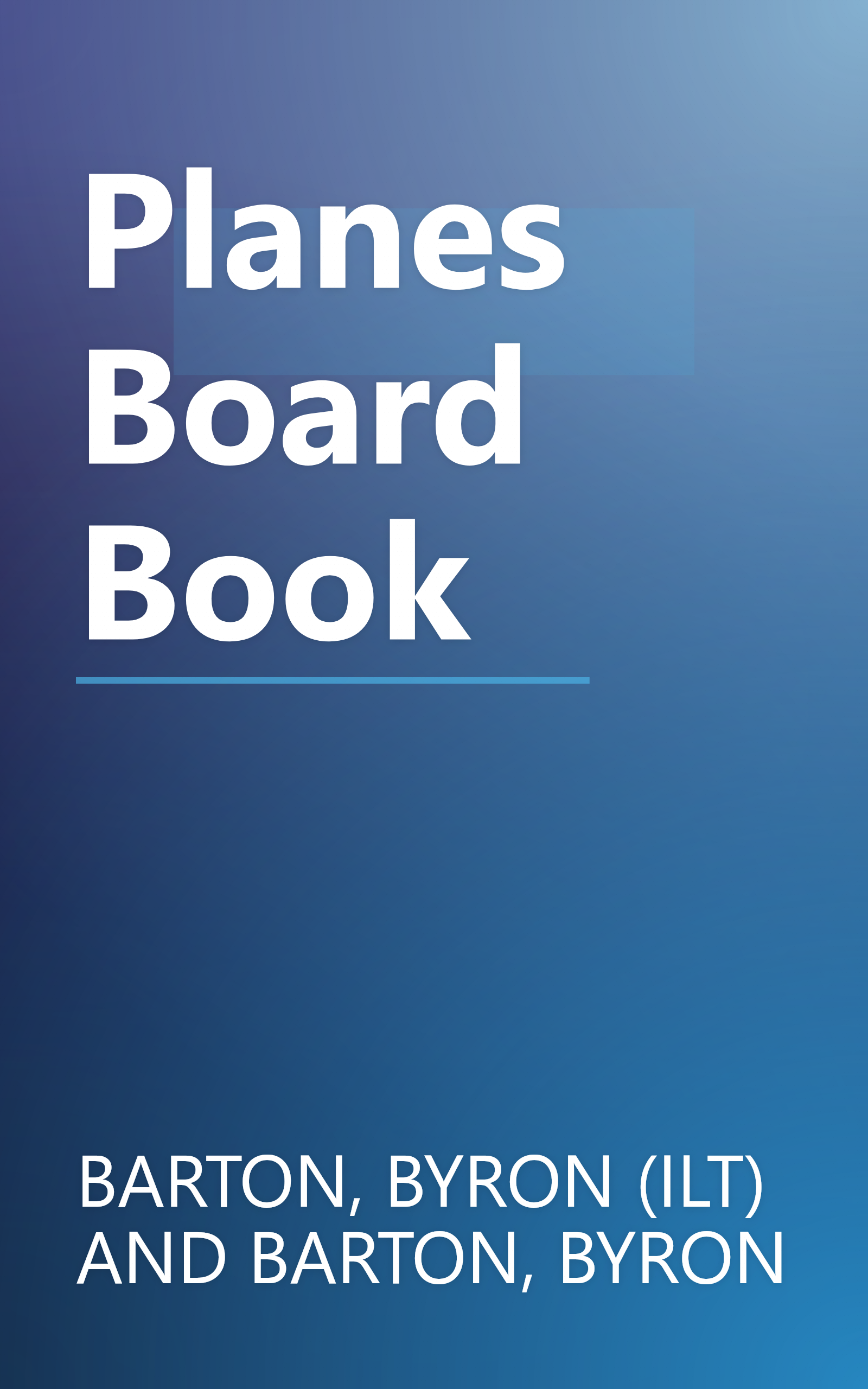 Planes Board Book book cover