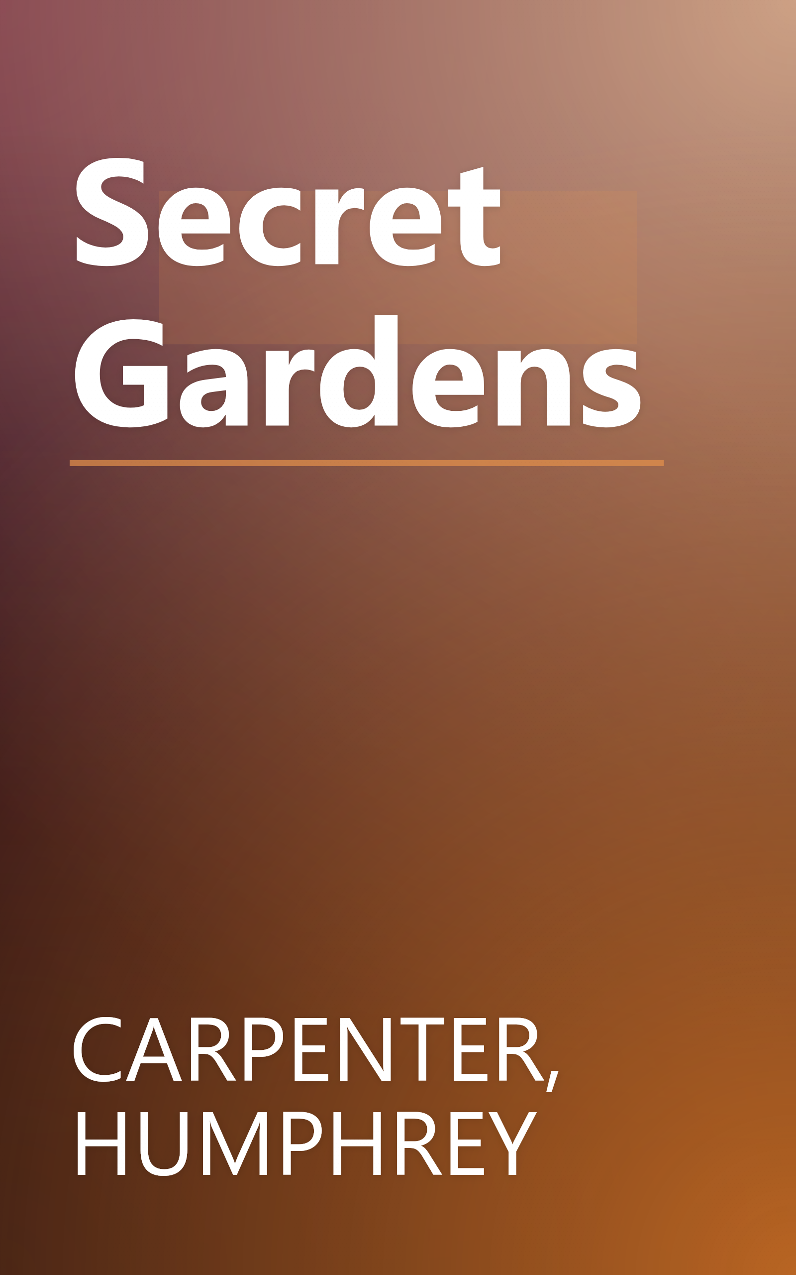 Secret Gardens book cover