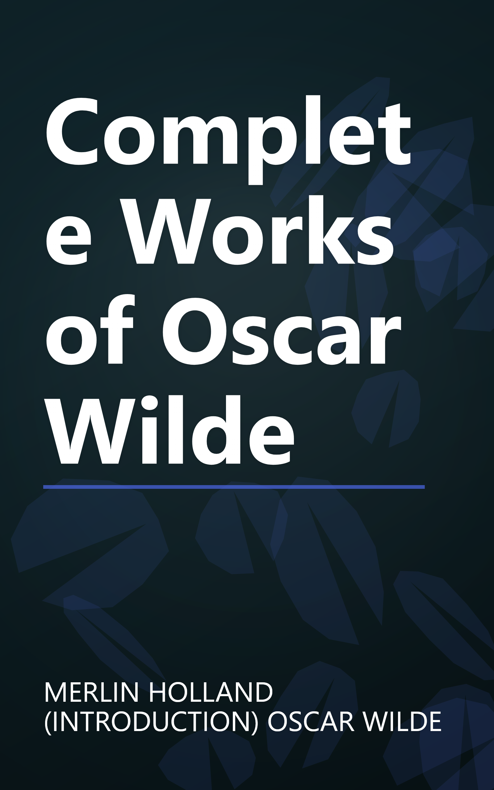 Complete Works of Oscar Wilde book cover