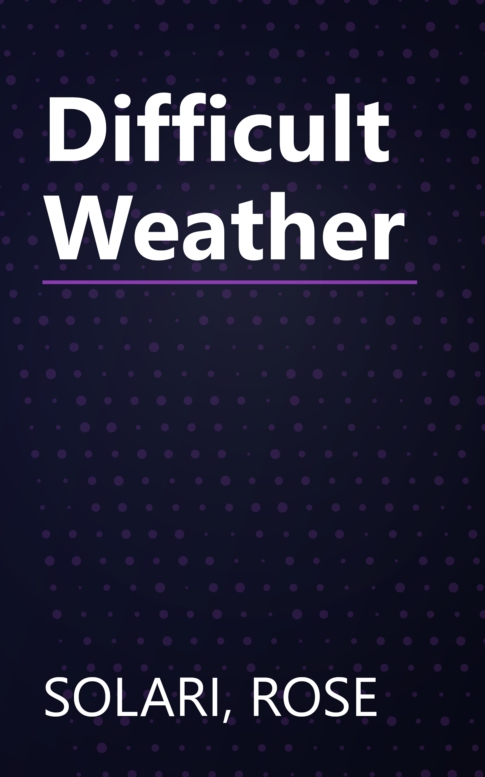 Difficult Weather book cover
