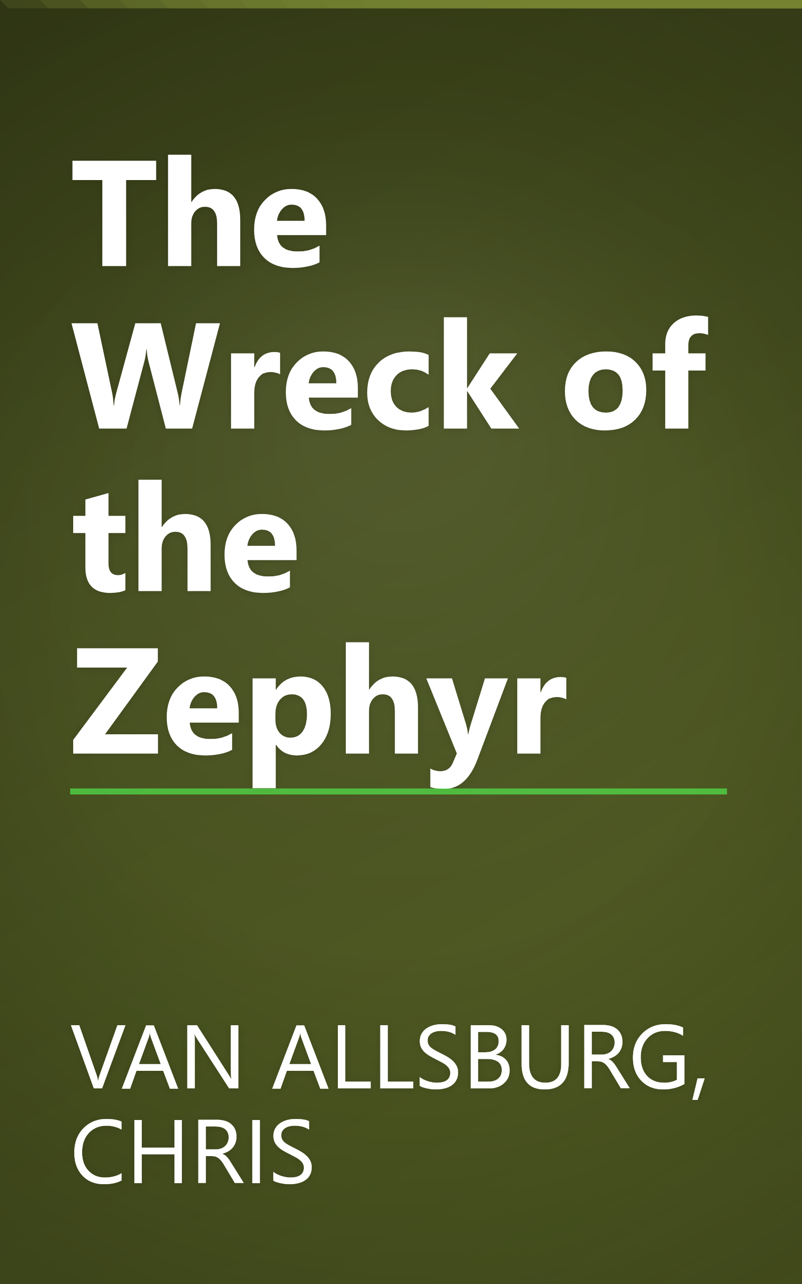 The Wreck of the Zephyr book cover