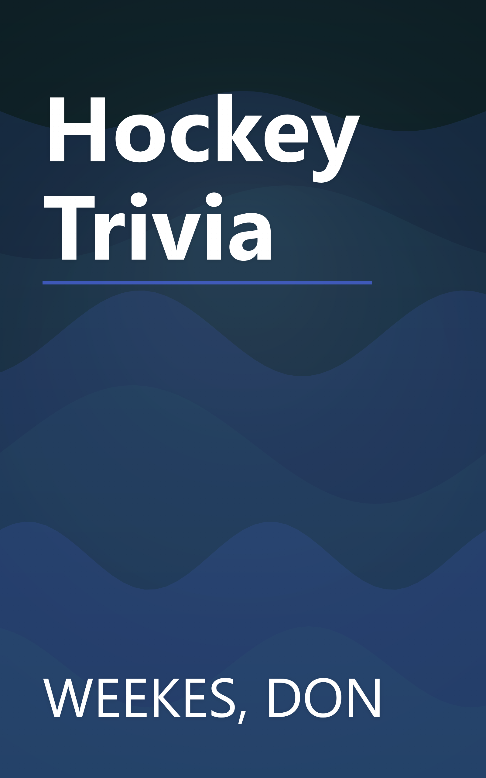 Hockey Trivia book cover
