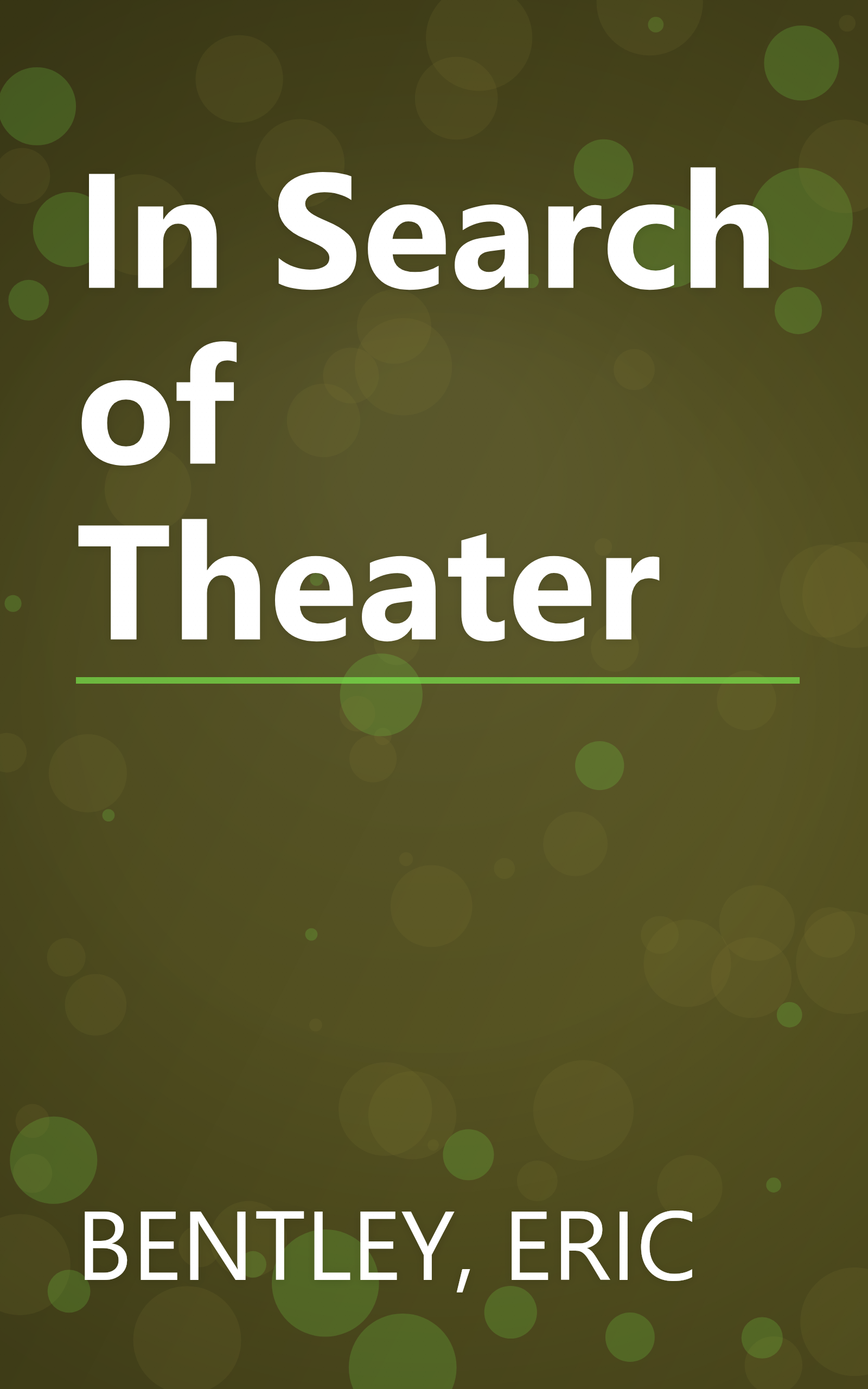 In Search of Theater book cover