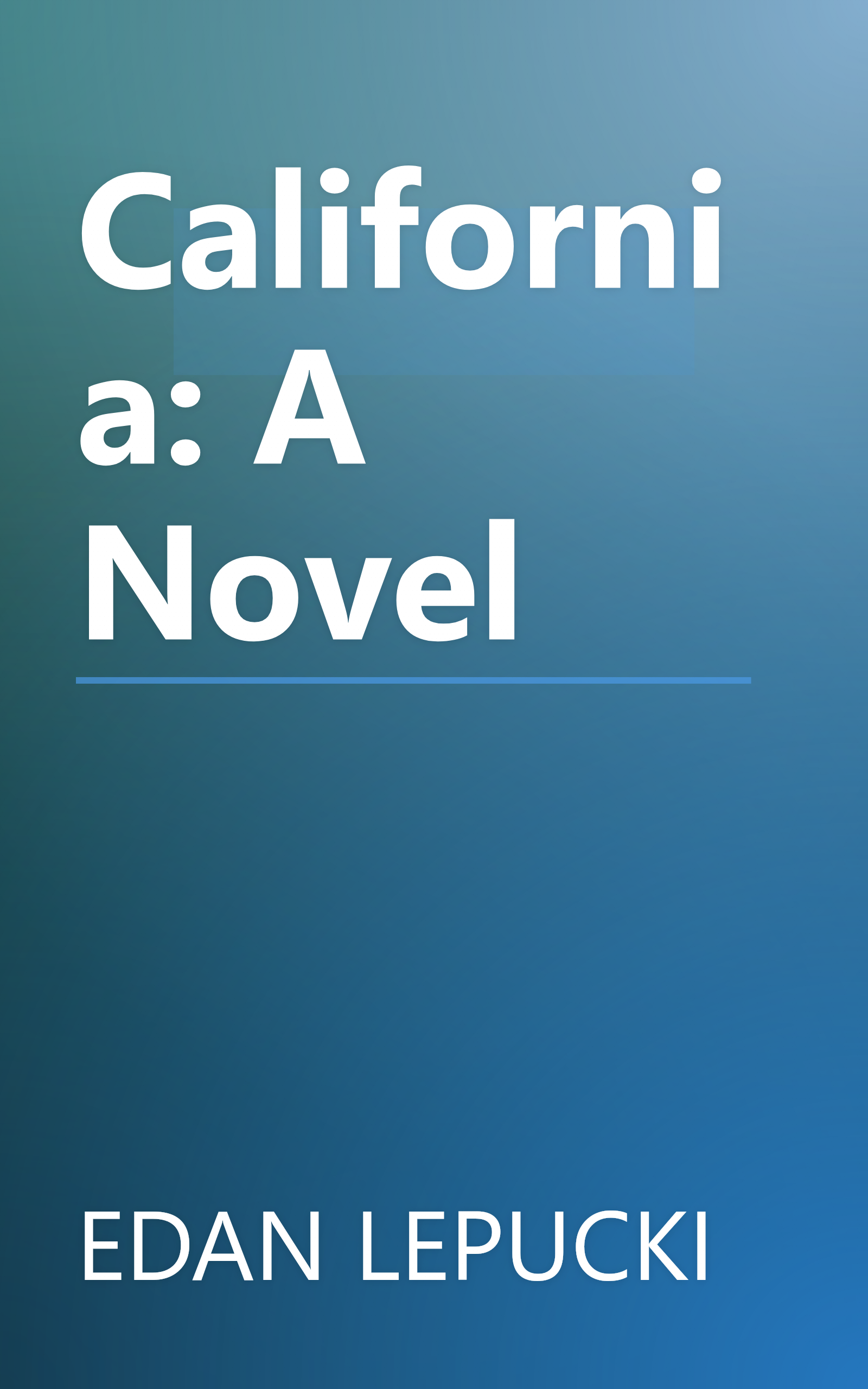 California: A Novel book cover