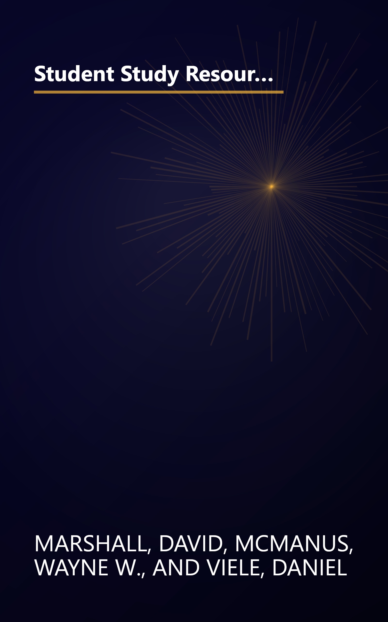 Student Study Resource: Study Outlines, Solutions to Odd-Numbered Problems, Ready Notes for use with Accounting: What the Numbers Mean book cover