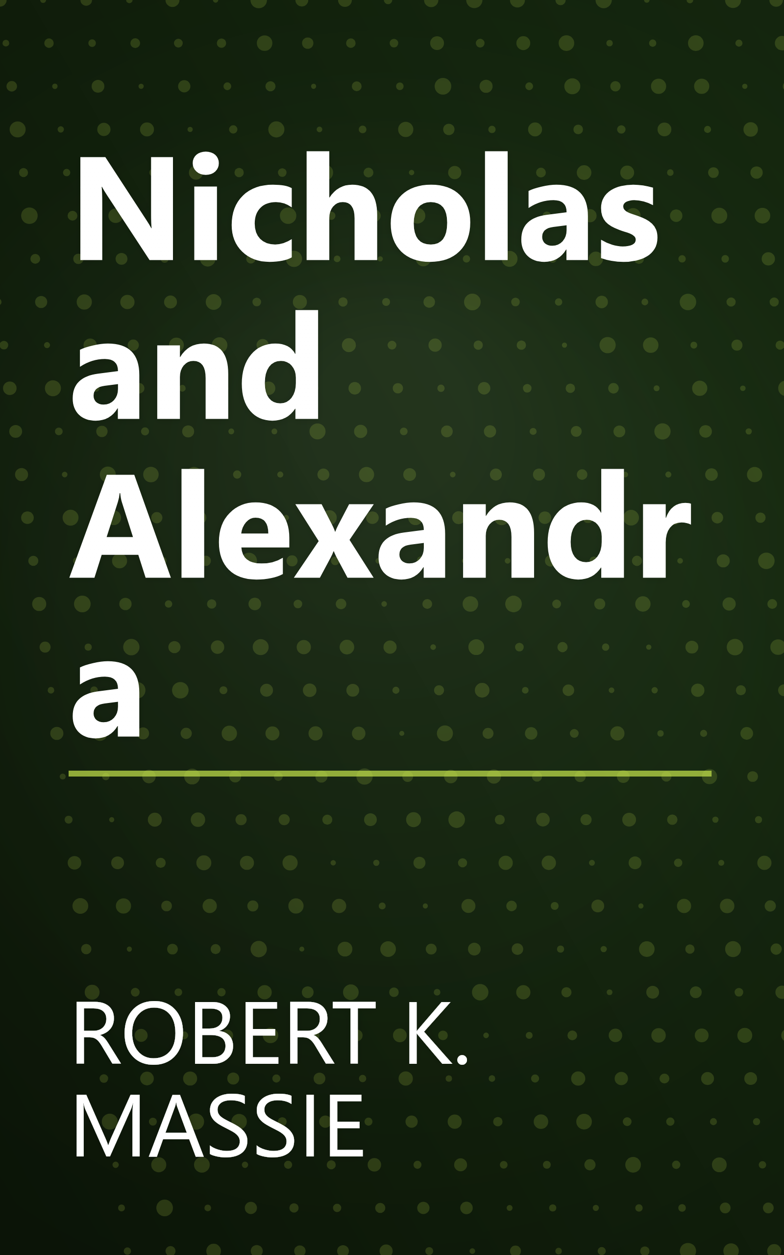 Nicholas and Alexandra book cover
