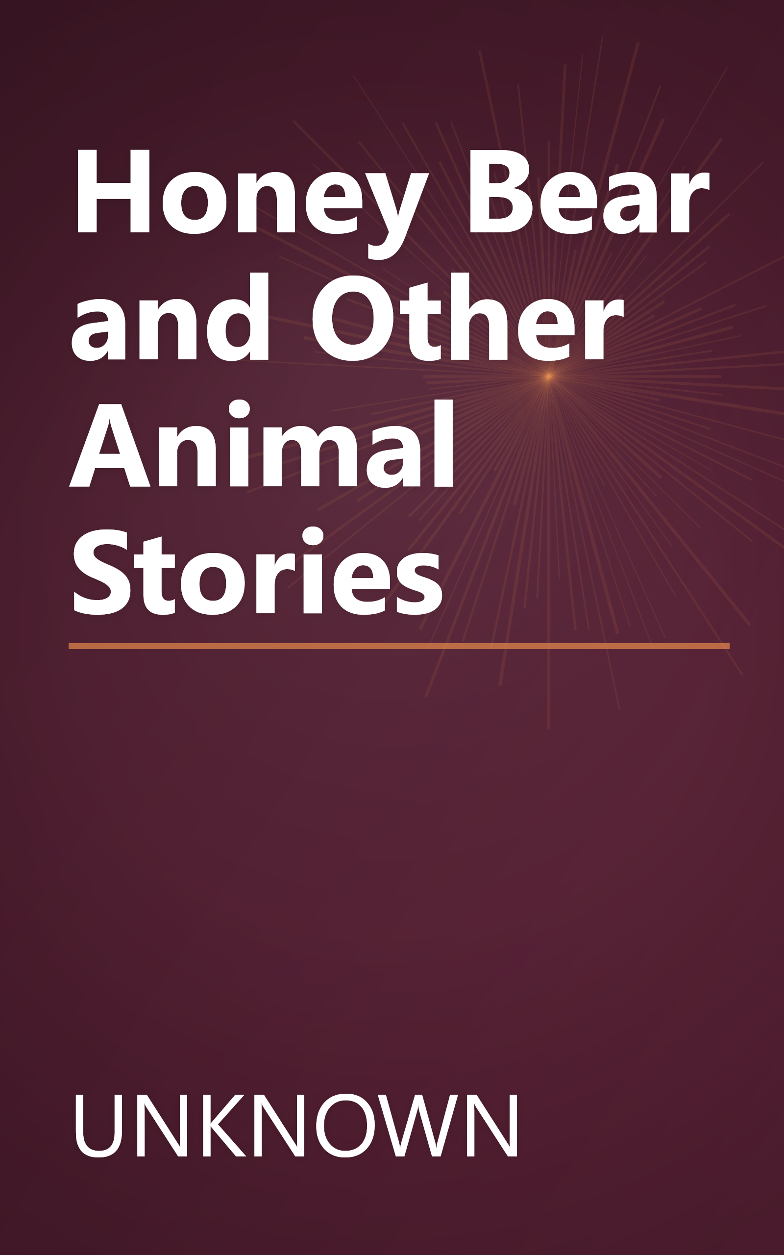 Honey Bear and Other Animal Stories book cover